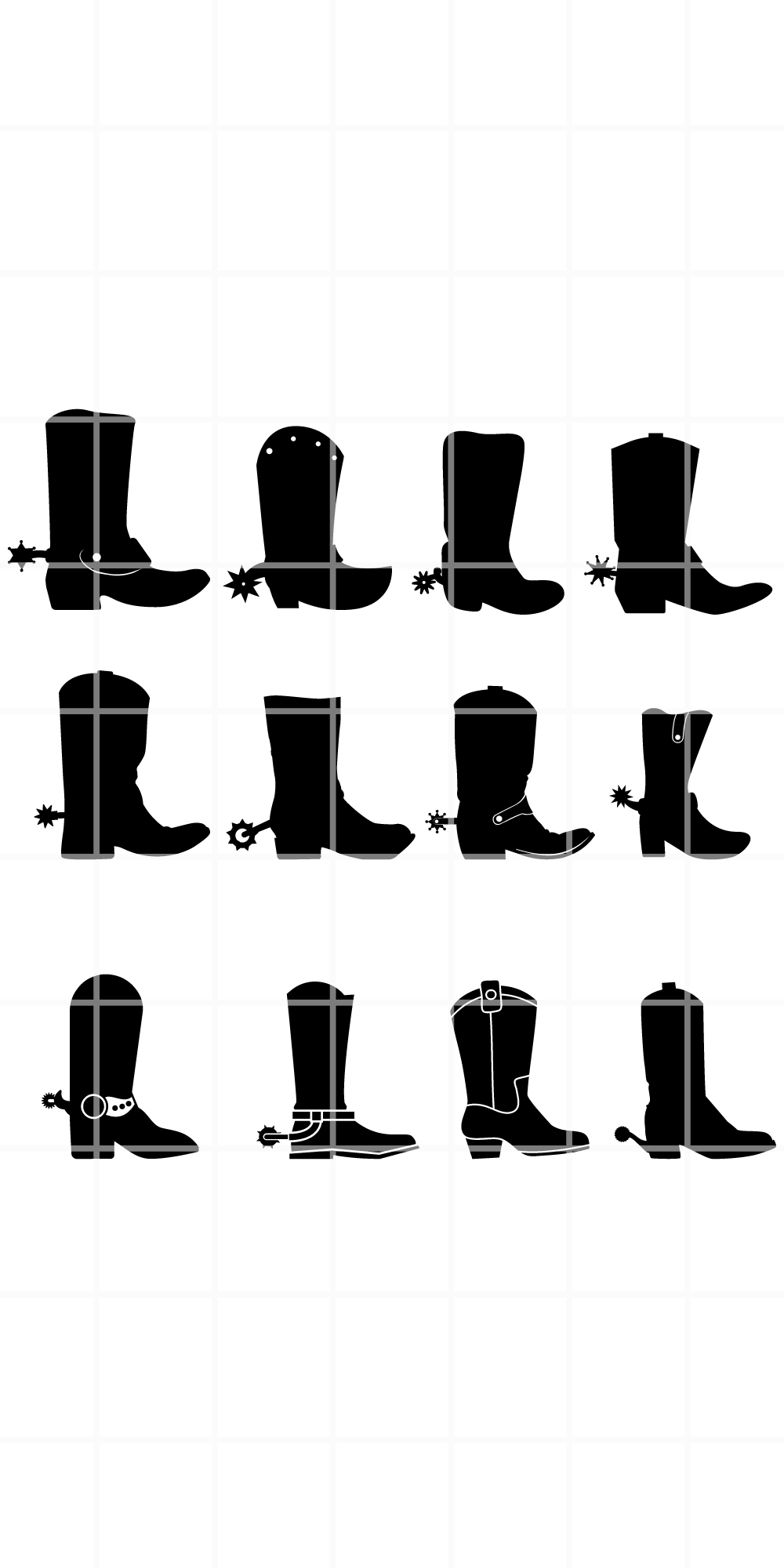 Cowboy Boot SVG. Cowboy Boot png. Cowboy cut file, clipart.