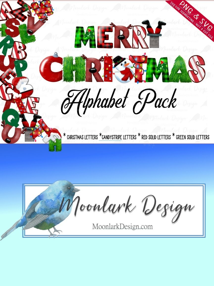 Christmas Alphabet Pack, Christmas Letters