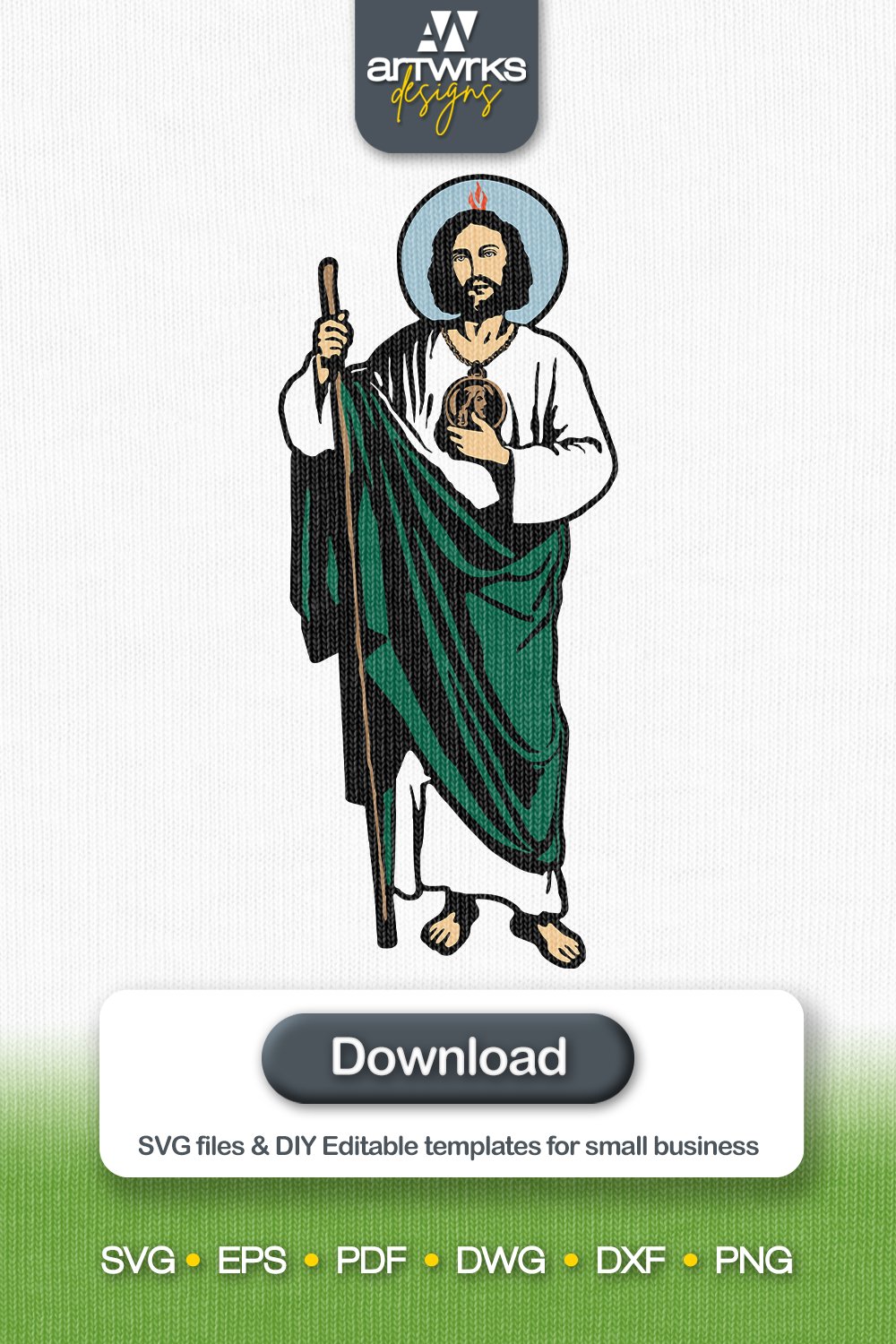 San Judas SVG | St. Jude Thaddeus Religious SVG files