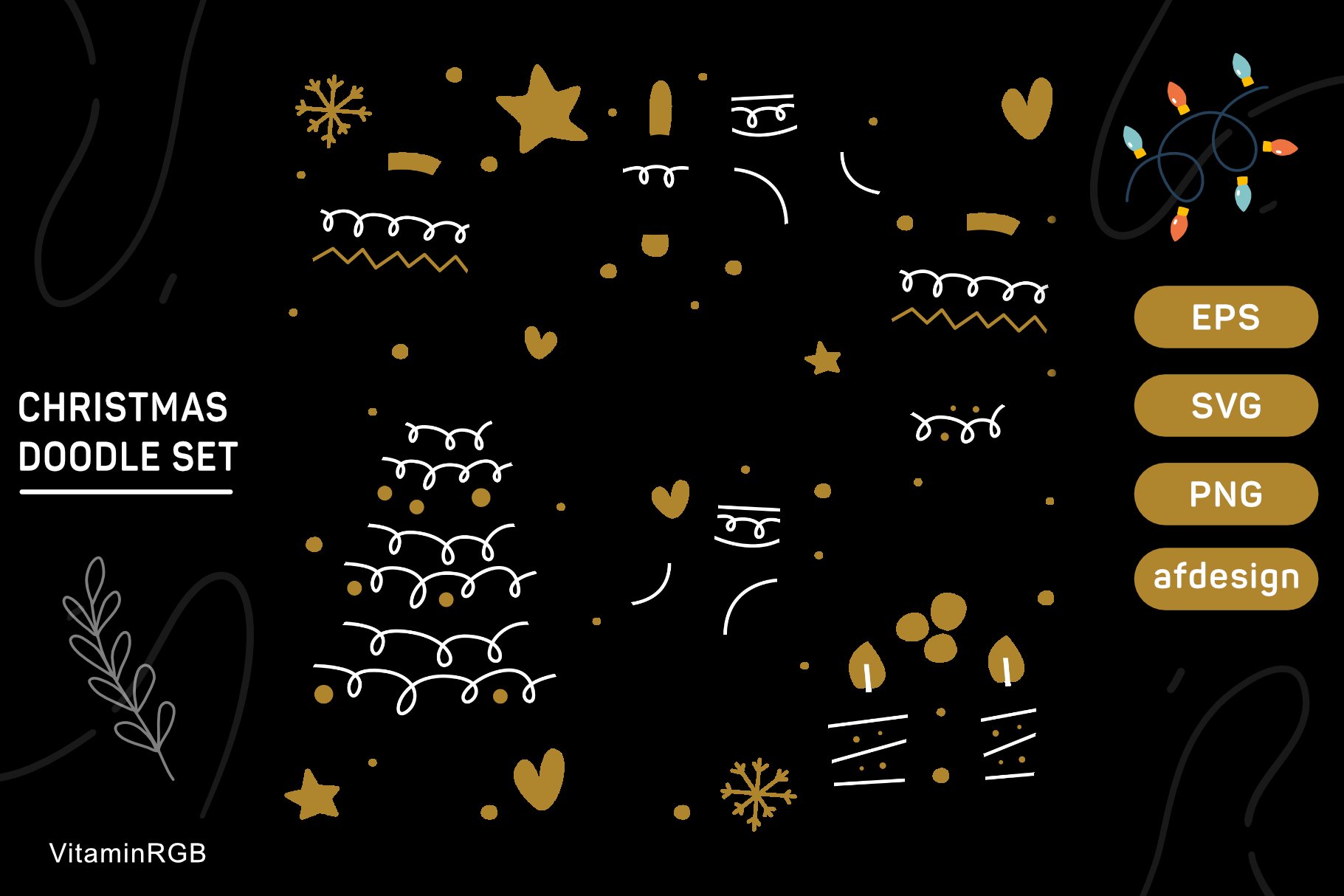 Christmas Doodle set (1021831)