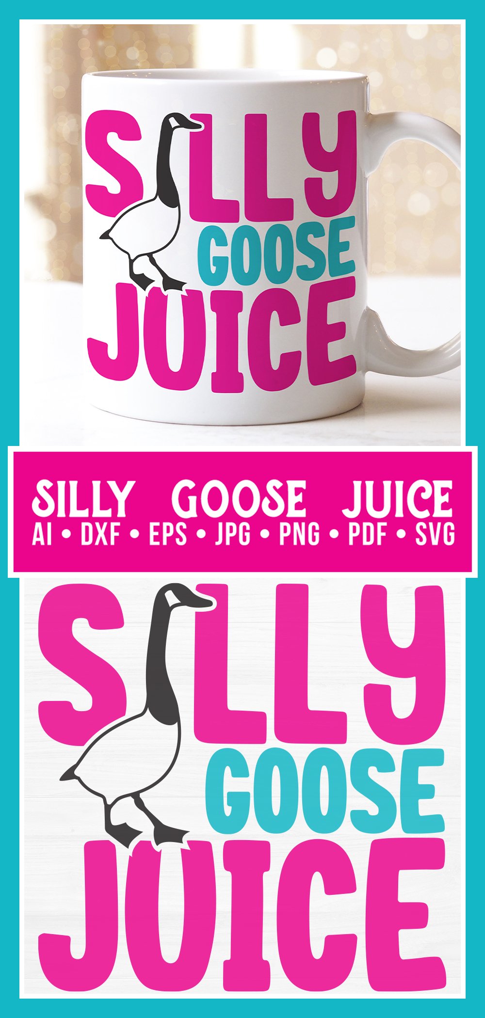 Silly Goose Juice SVG