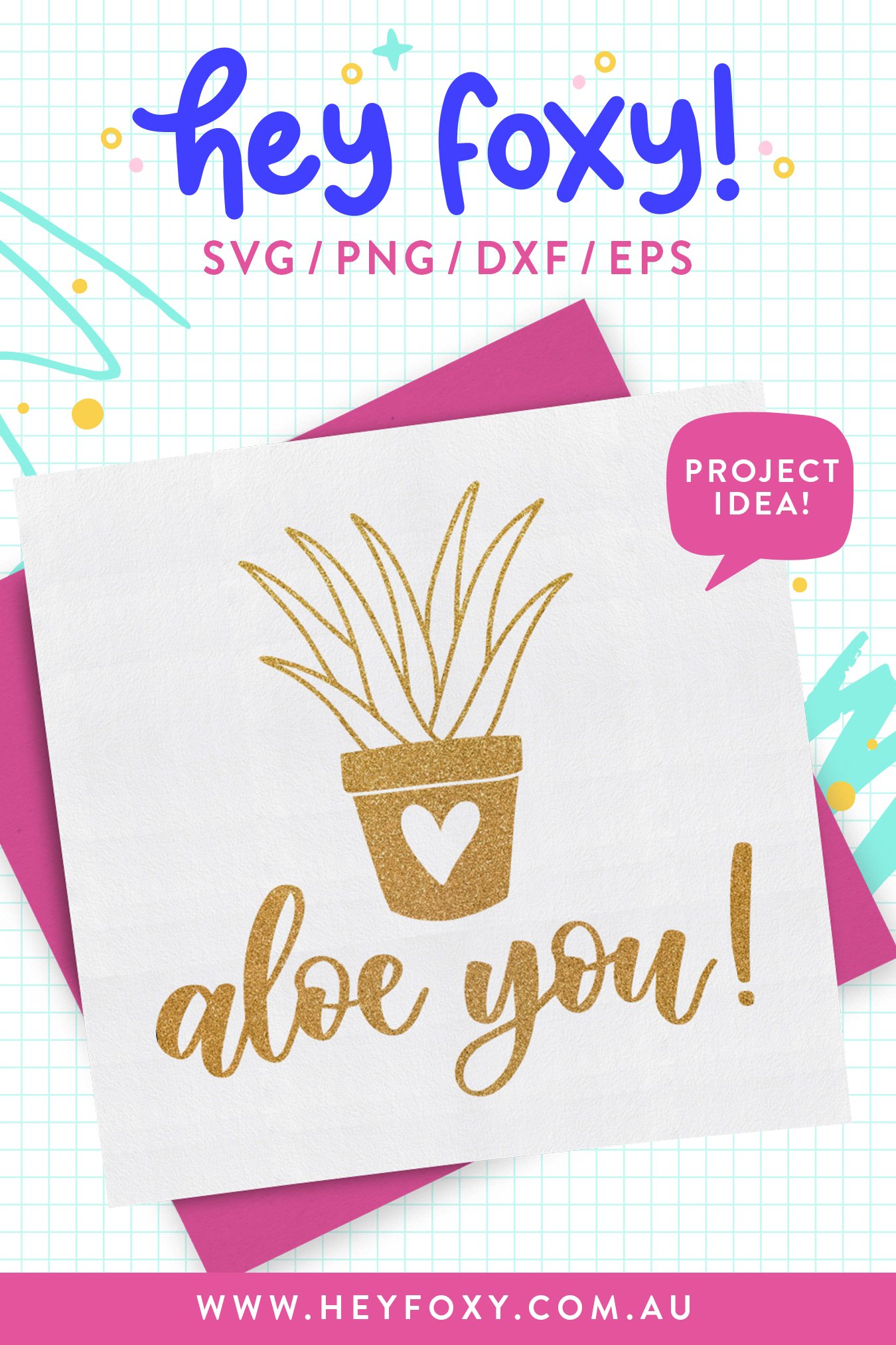 Aloe You SVG - I Love You SVG