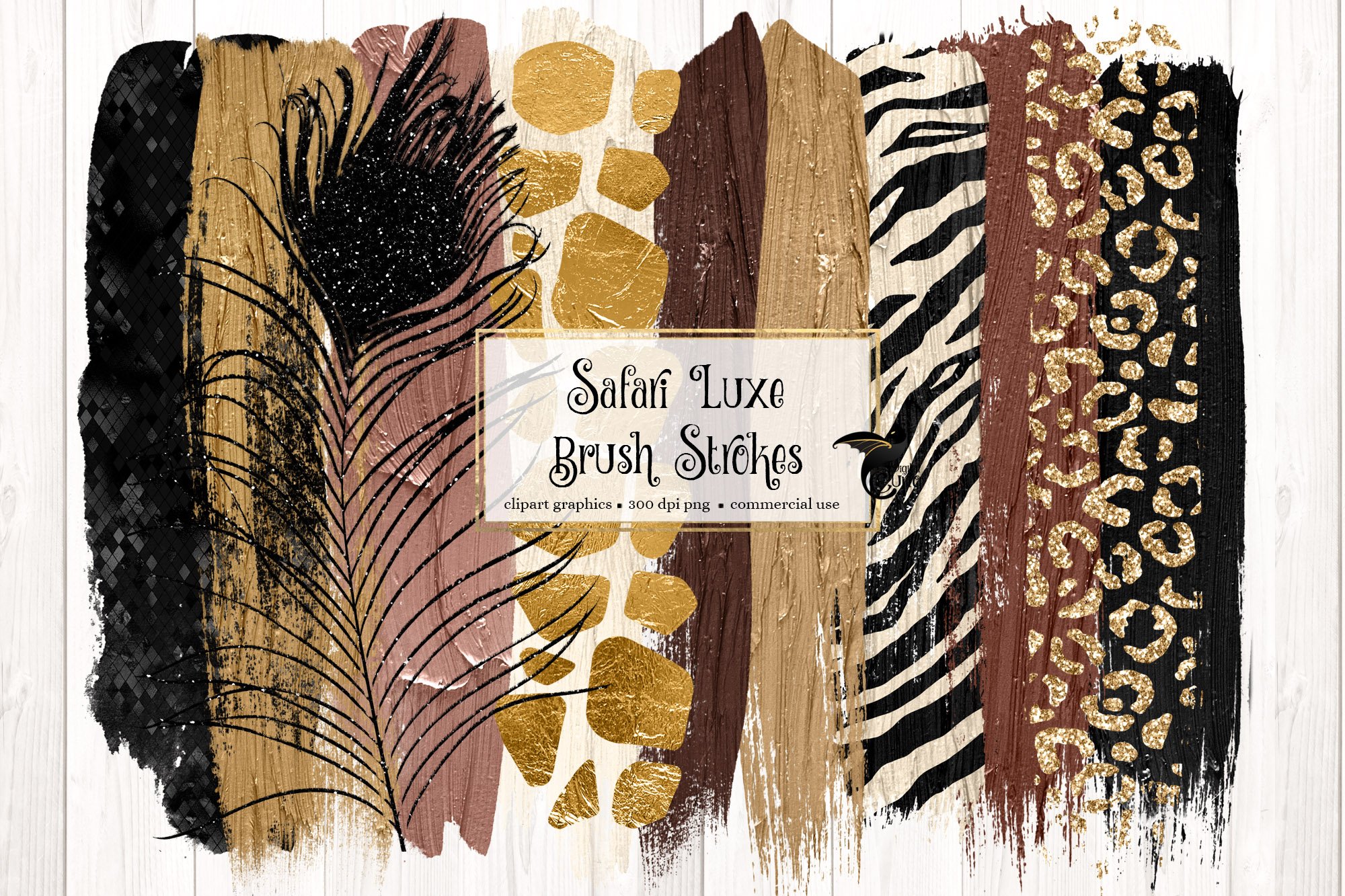 Safari Luxe Brush Strokes