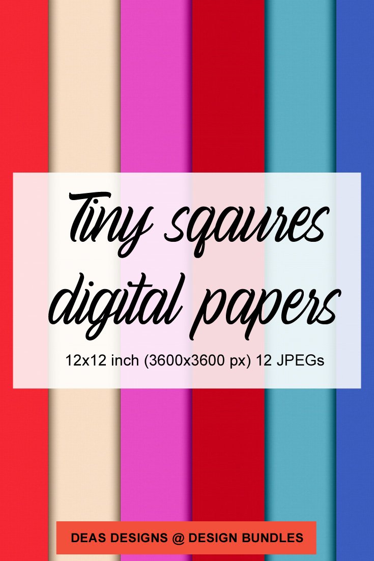 Tiny squares digital papers
