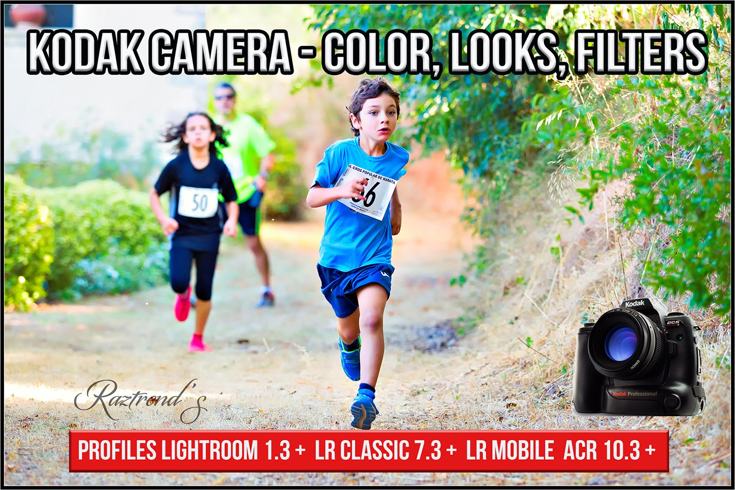 Kodak Camera - Color, Looks, Filters profiles Lightroom ACR