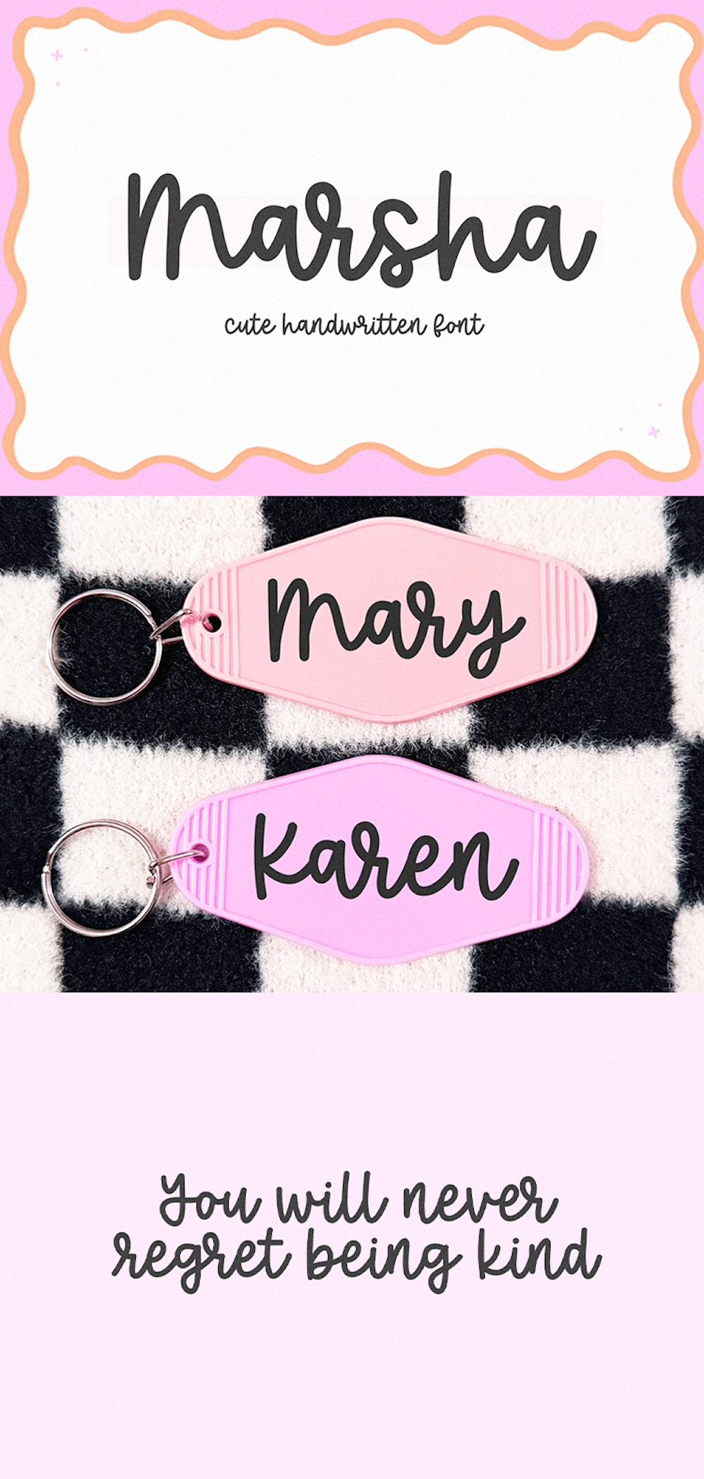Marsha - Cute Script Font