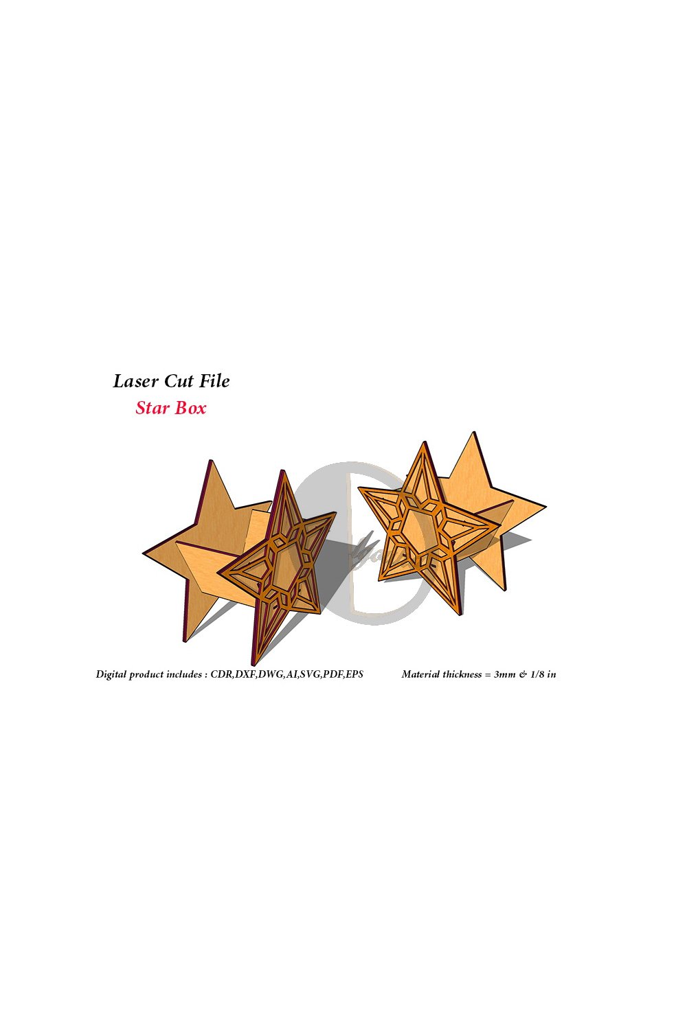 Star Box SVG