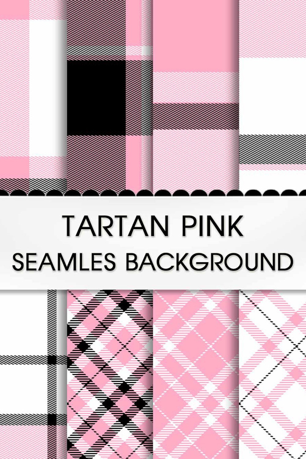 Plaid Pink Digital Paper Lumberjack Plaid Tartan