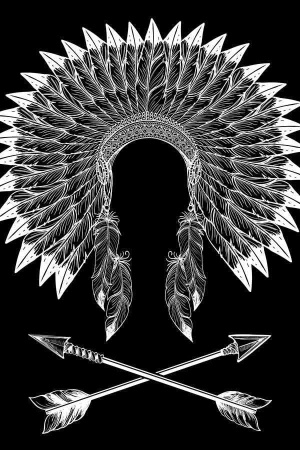 Native american indian war bonnet (943759)