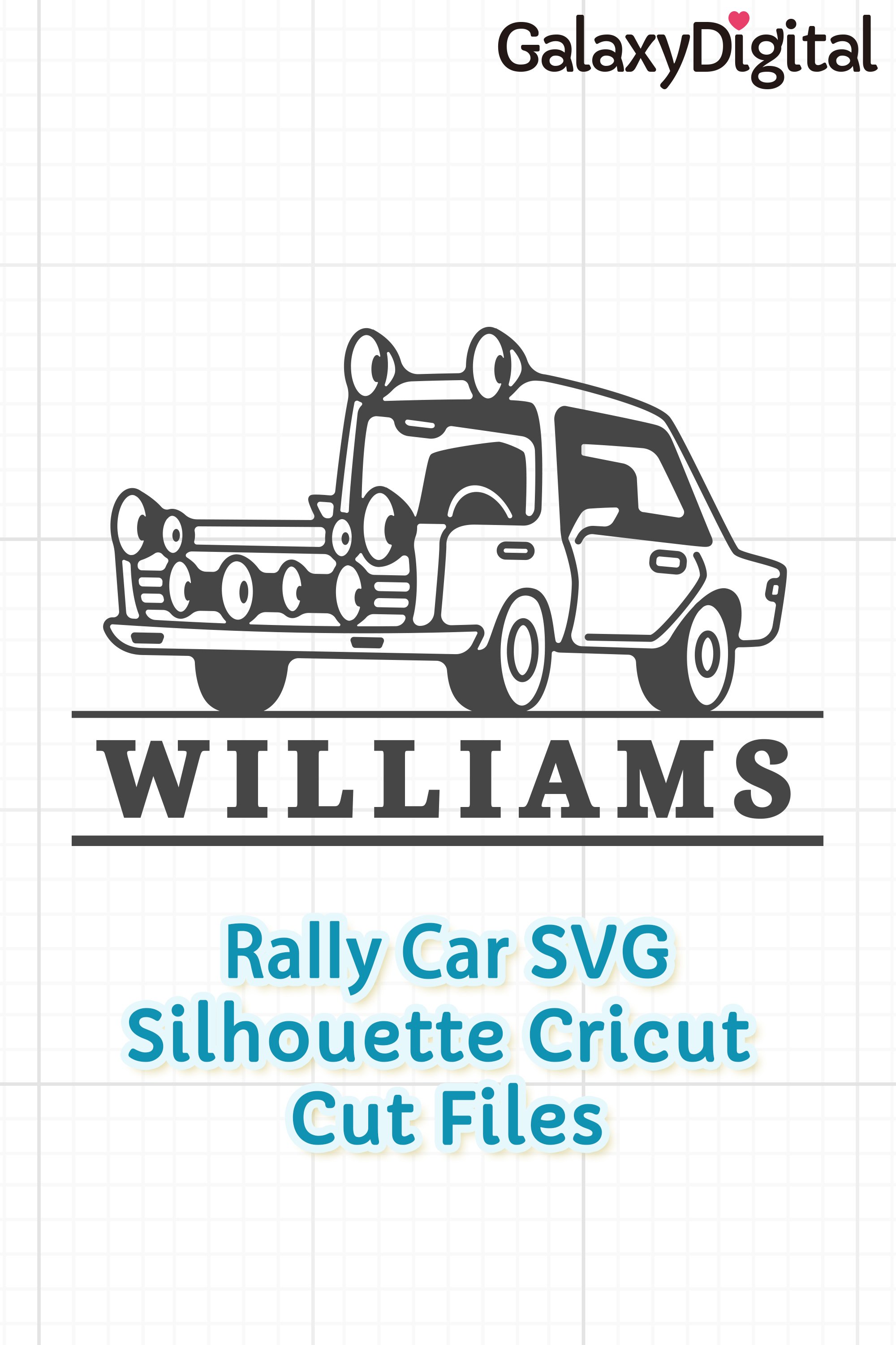 Car SVG, Car monogram SVG, Race Car Name SVG - 231107