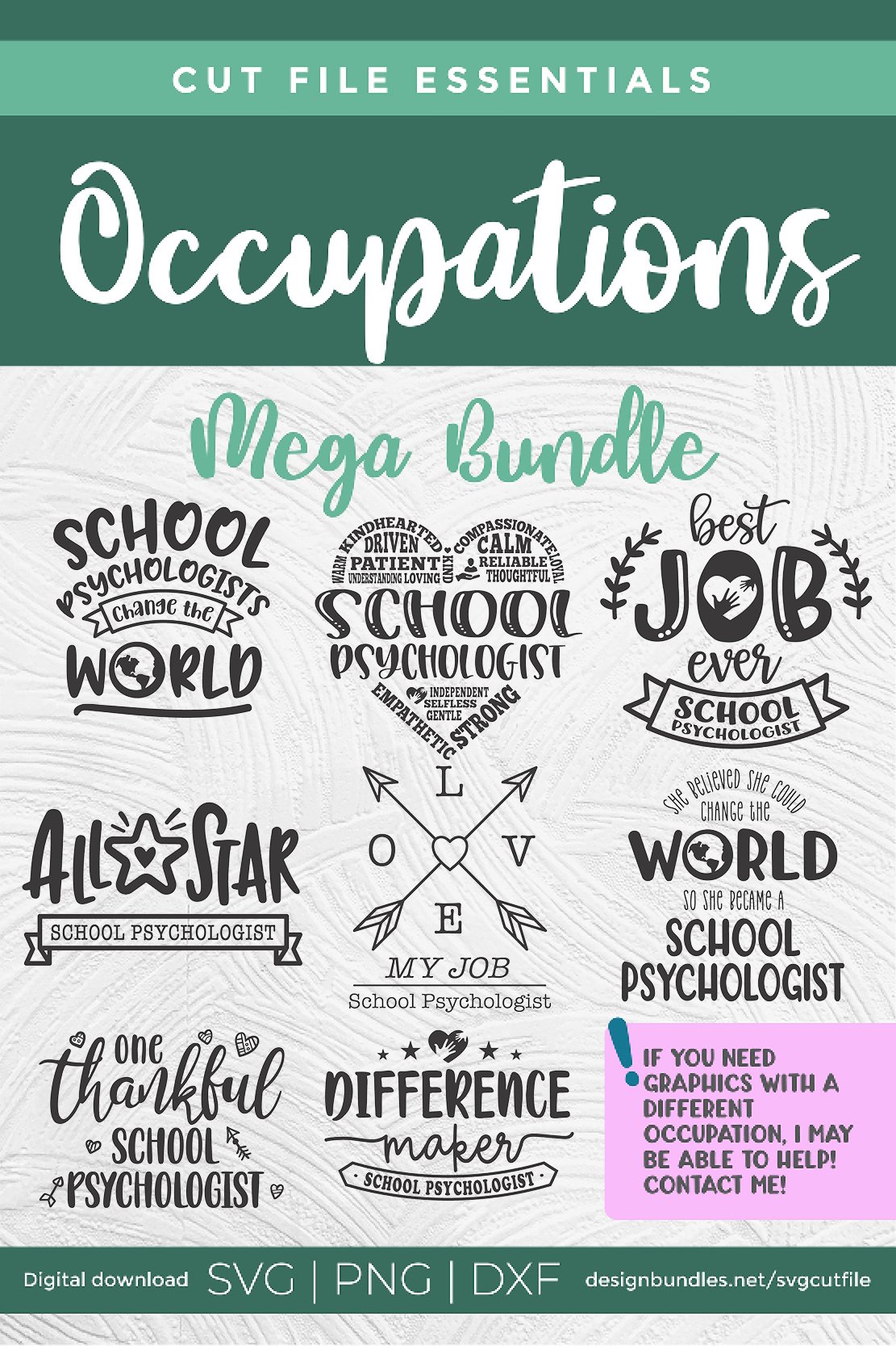 School Psychologist svg, School Psychology svg bundle