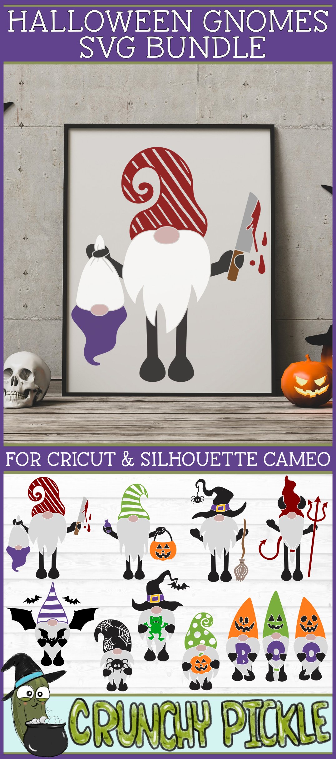 Halloween Gnome SVG Bundle