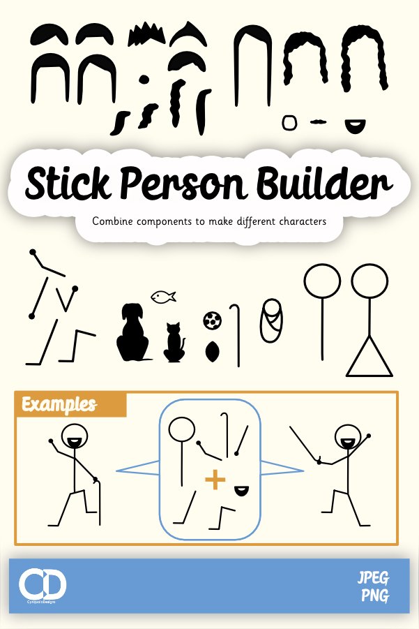 Stick Person Builder inc activities & pets
