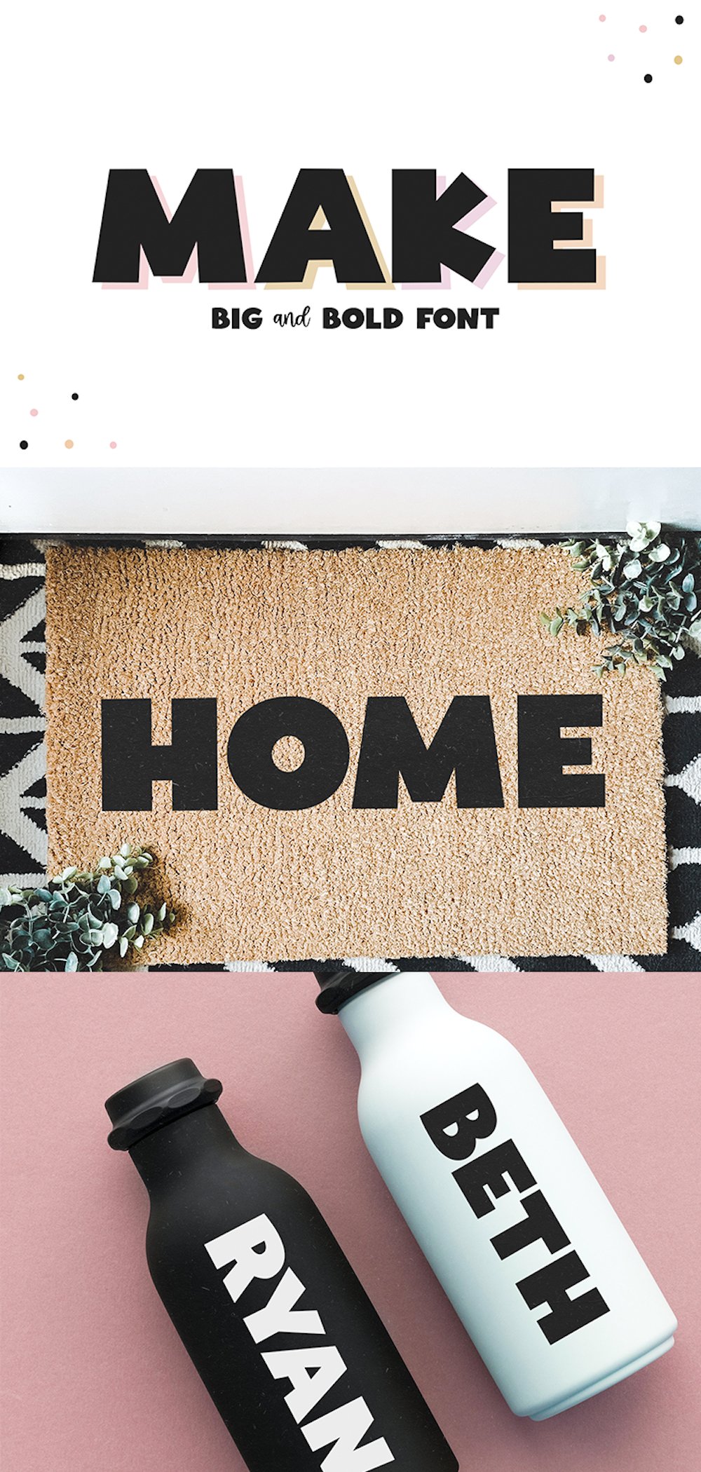 Make - A Big and Bold Font