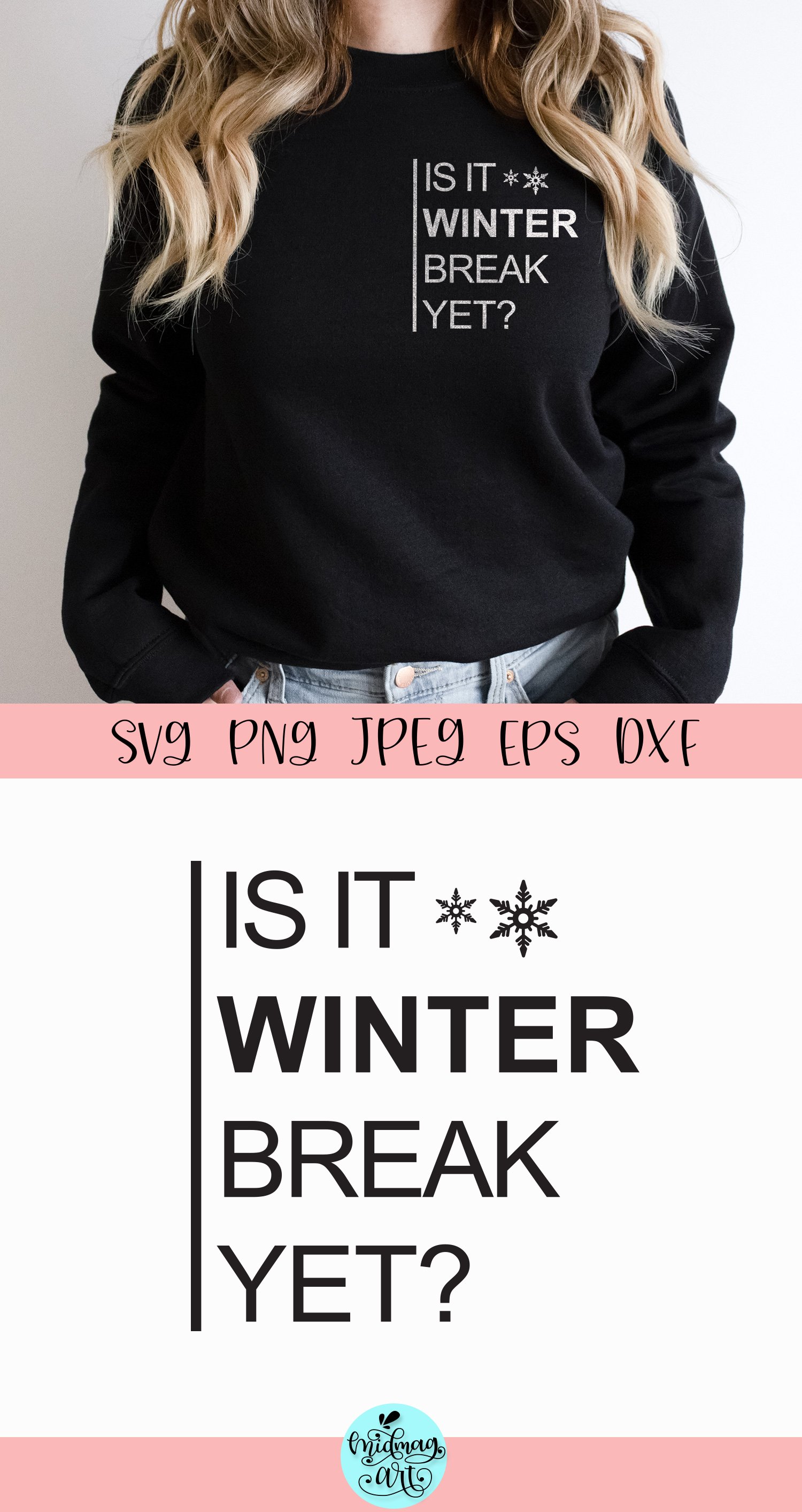 Is it winter break yet svg, winter svg