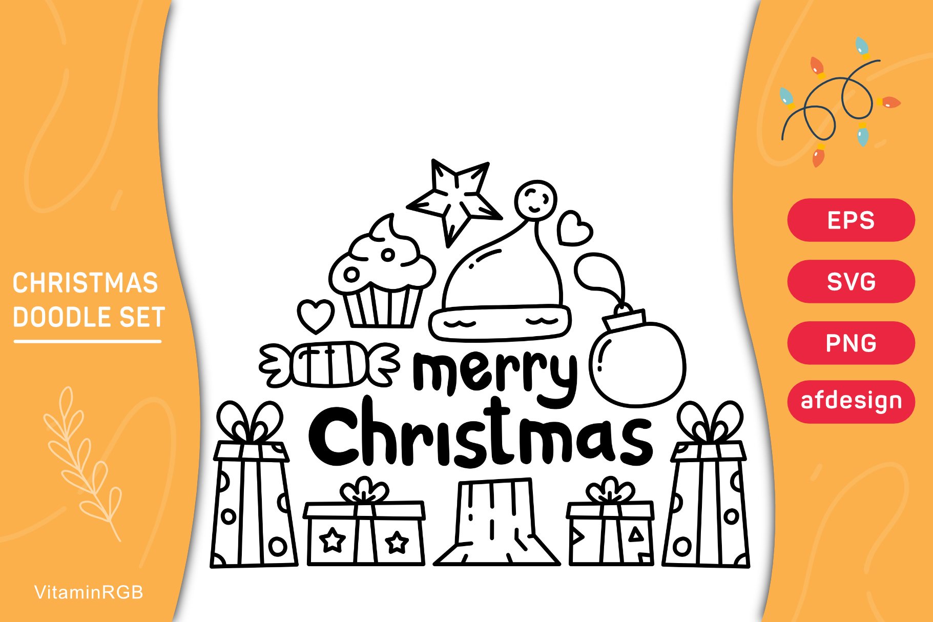 Christmas Doodle Set (1018458)
