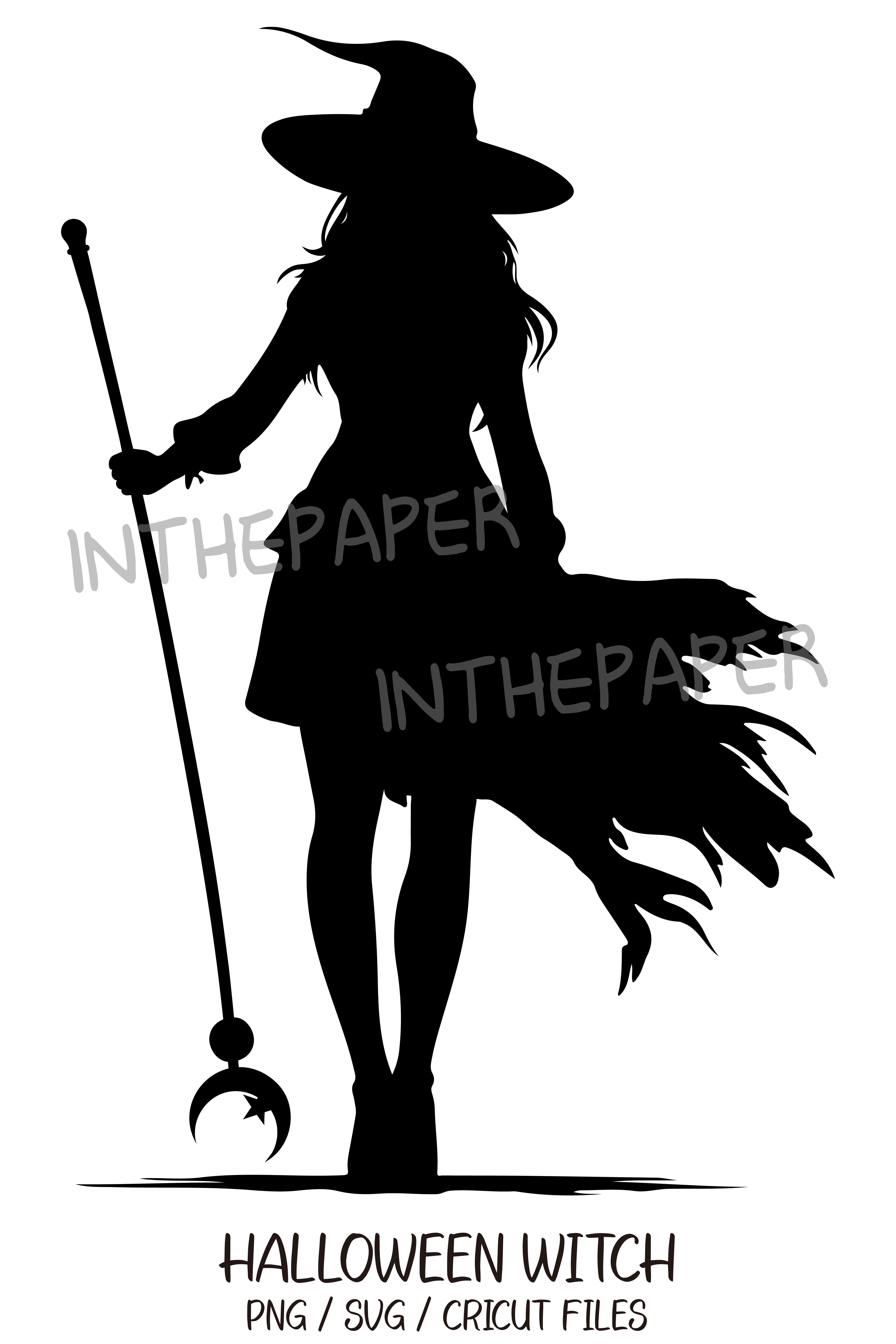 Halloween Witch Face SVG, PNG (2663171)