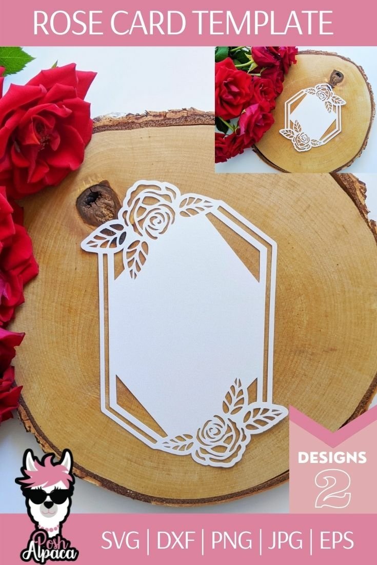 Menu card svg file, Elegant wedding svg, invitation card svg