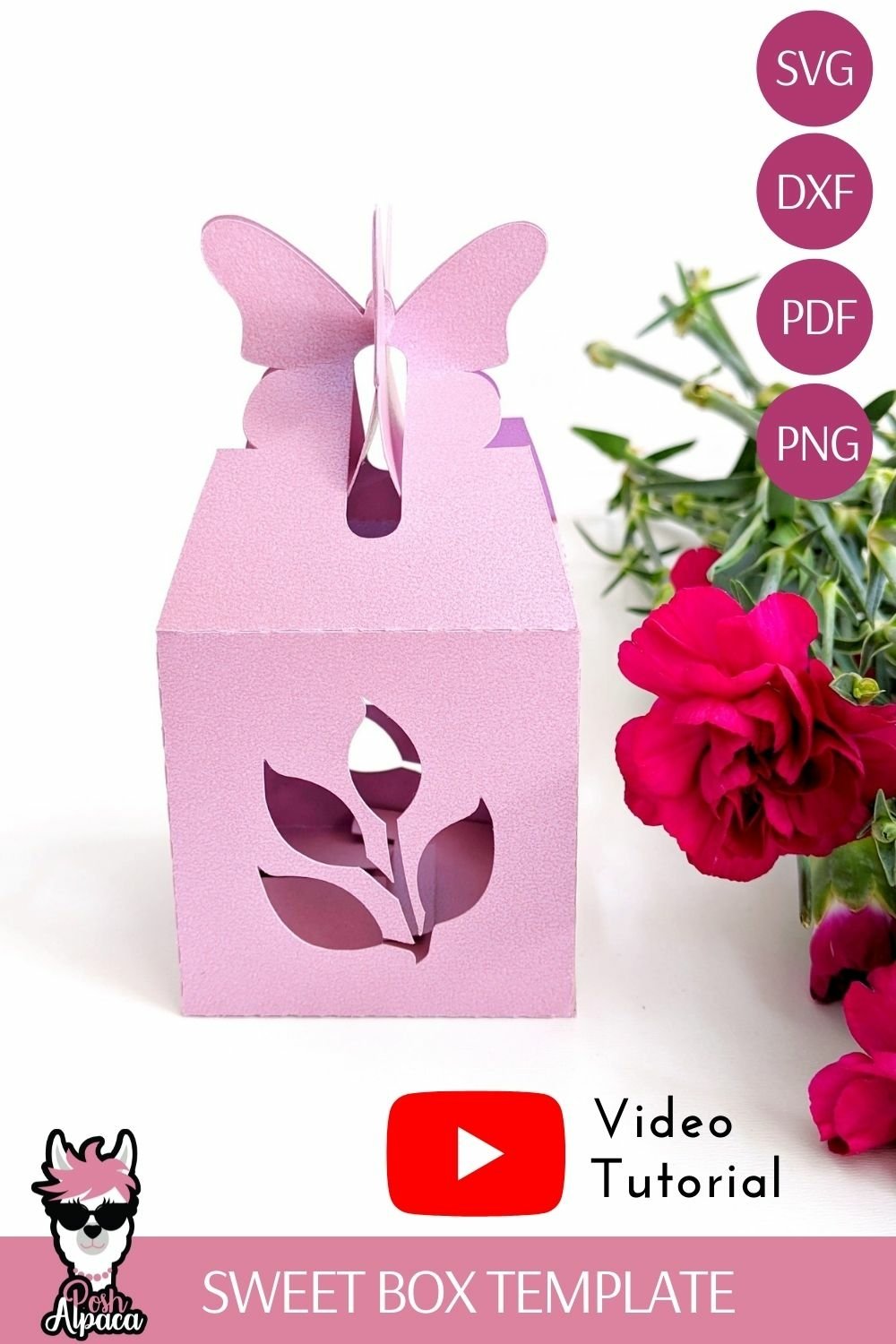 Butterfly Sweet box template