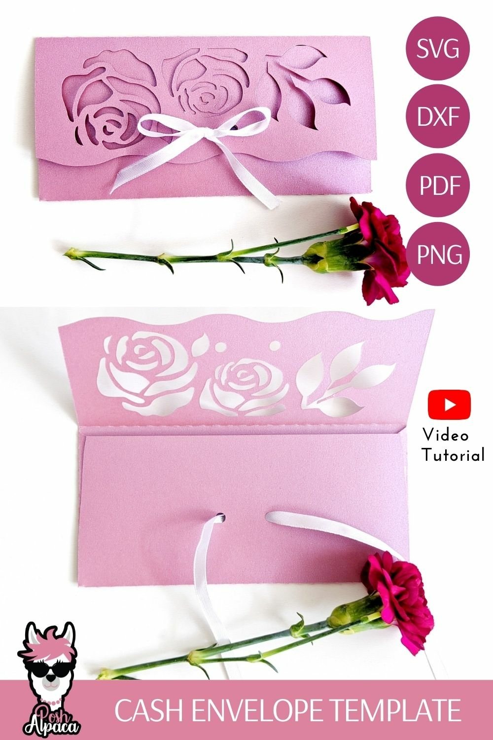 Cash envelope template