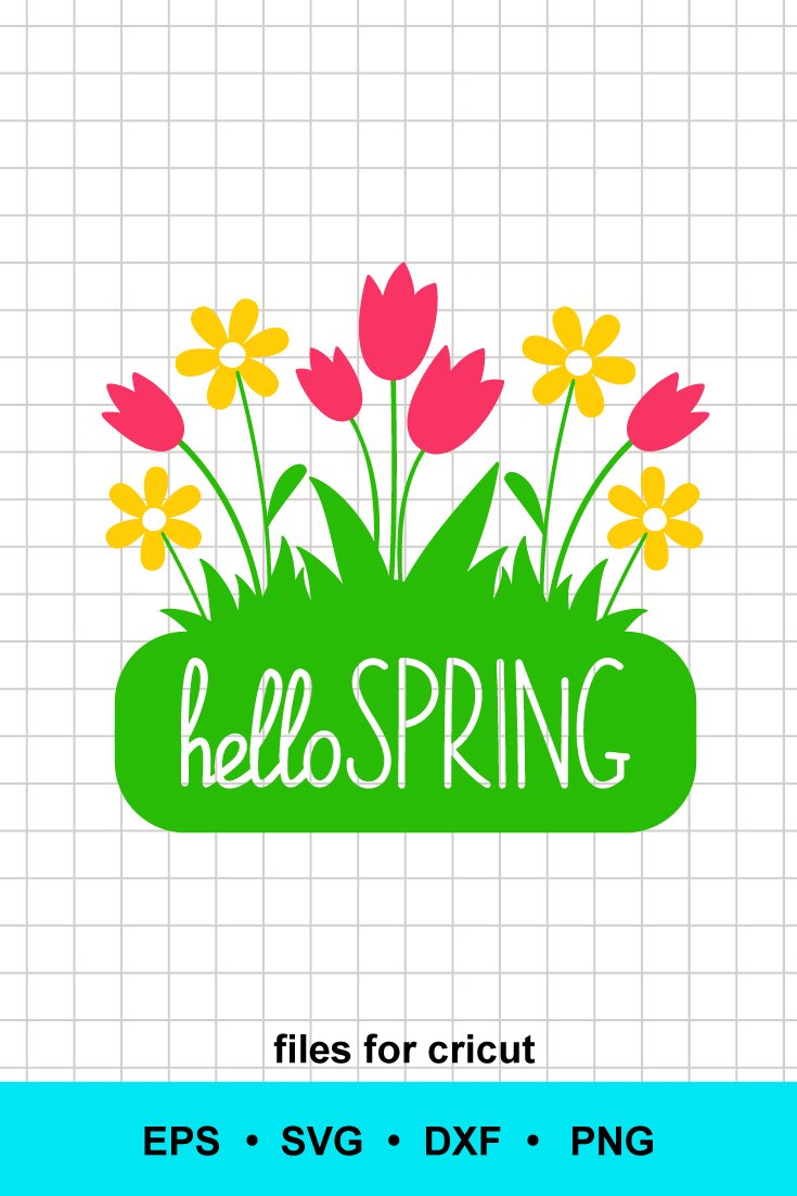 Spring Flowers Vector Clip Art