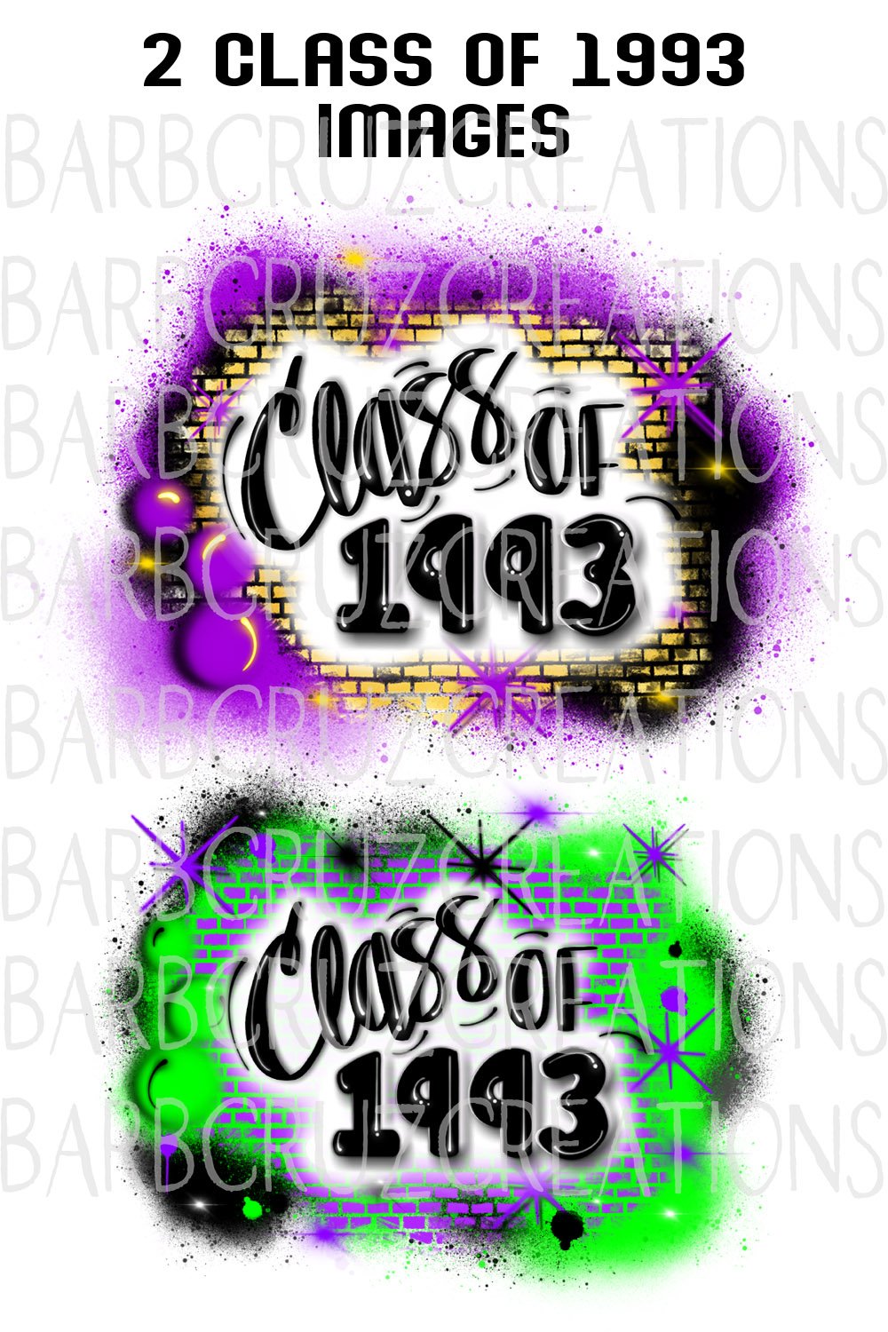 Class of 1993, Senior High School Reunion, Airbrush Graffiti