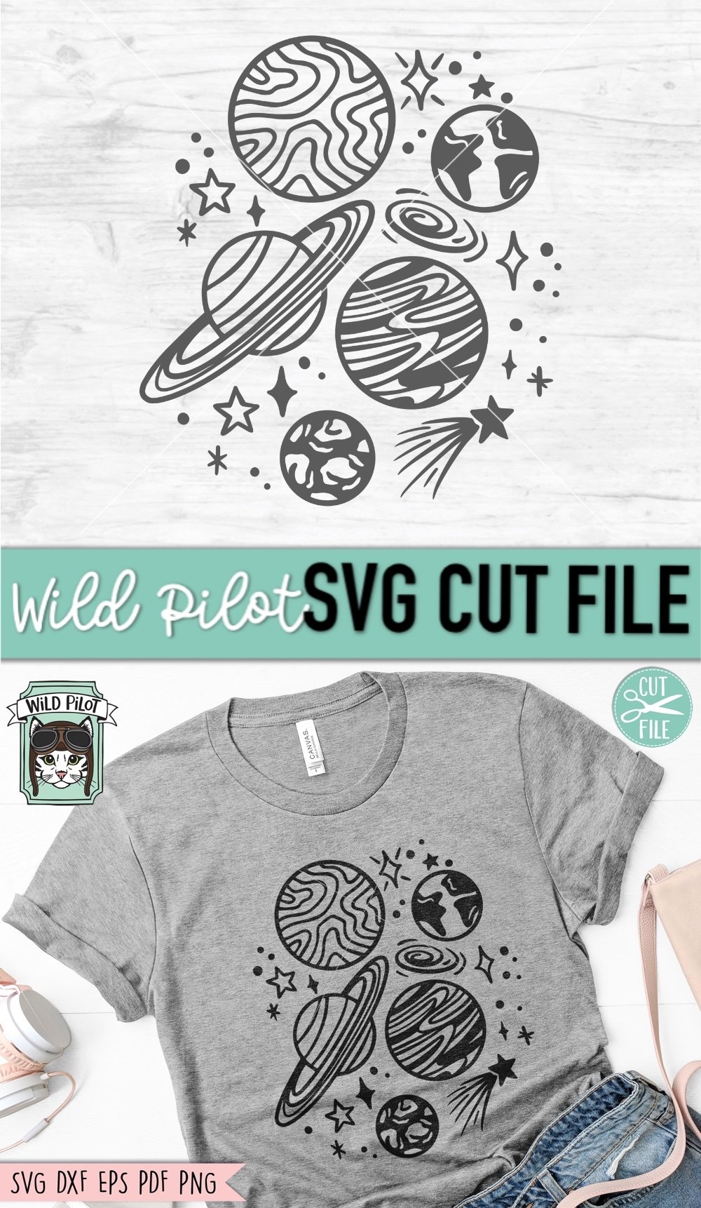 Galaxy SVG, Celestial SVG, Space SVG, Solar System SVG