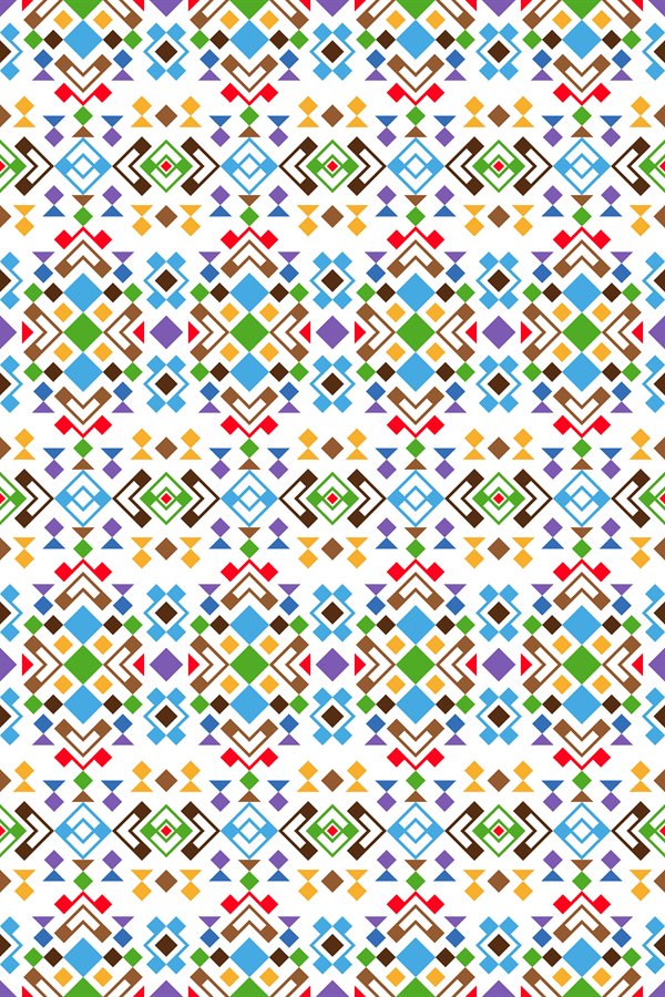 Colorful modern geometric pattern