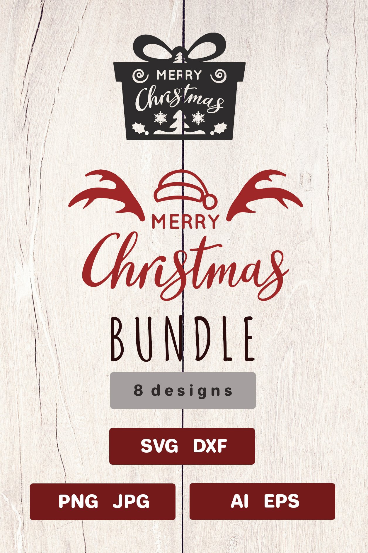 Christmas SVG silhouettes Bundle Christmas Cut files, Cricut