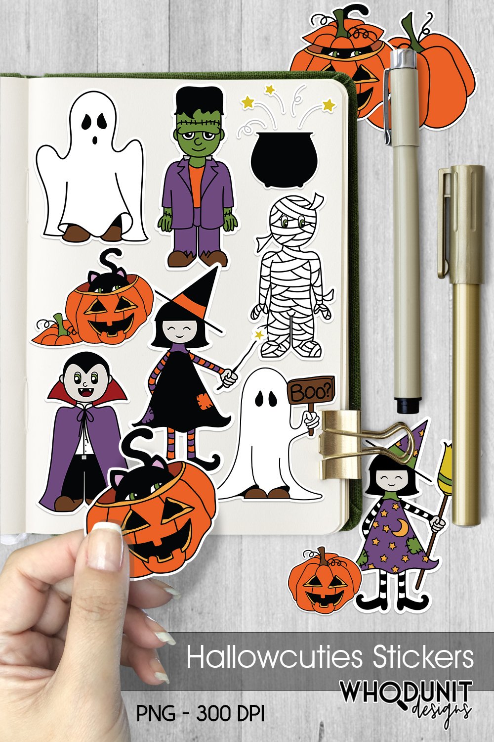 Halloween Stickers | Spooky clipart