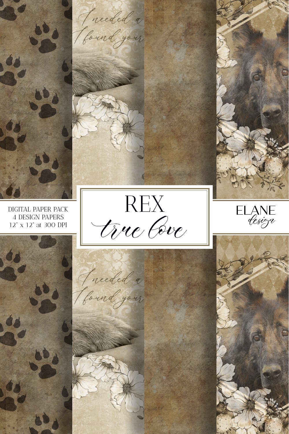 German Shepherd Digital Paper, Dog Digital Paper, (4108566)