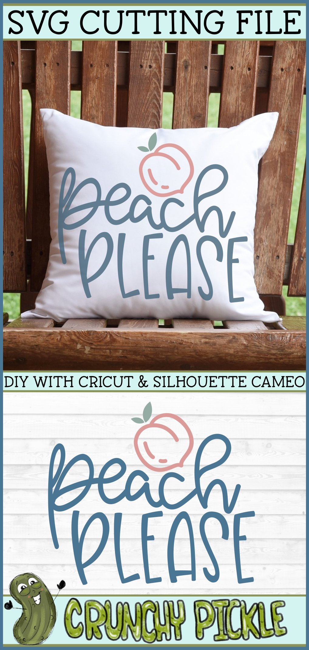 Peach Please SVG File (147536) | SVGs | Design Bundles