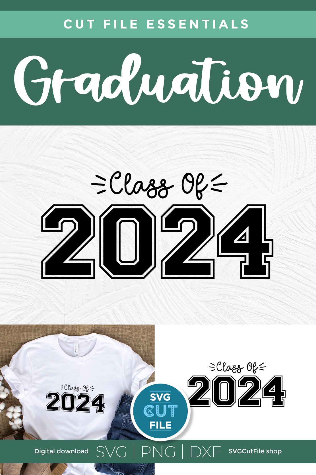 Class of 2024 svg, a 2024 seniors svg for Cricut crafters