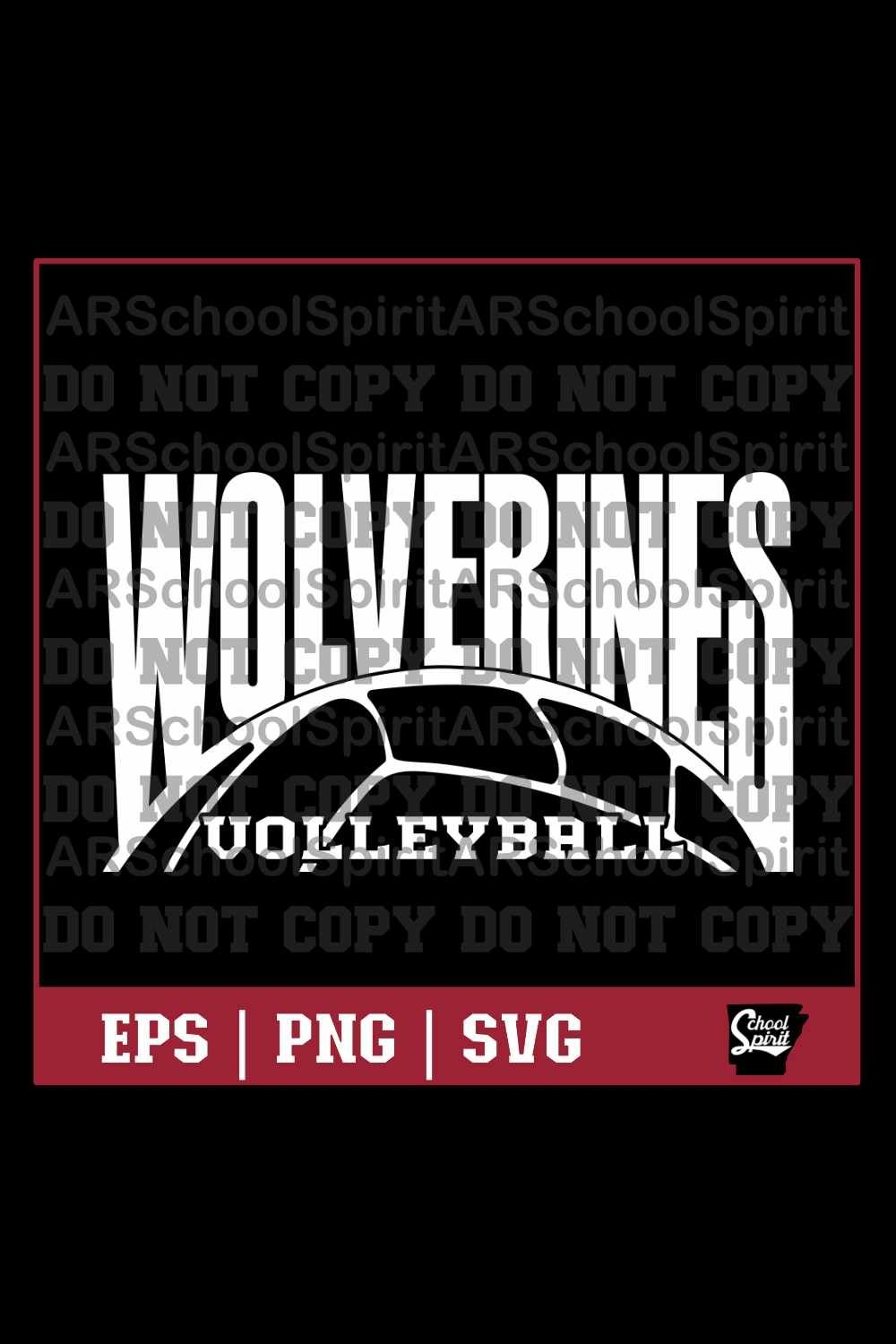 Bentonville West Wolverines Volleyball Design