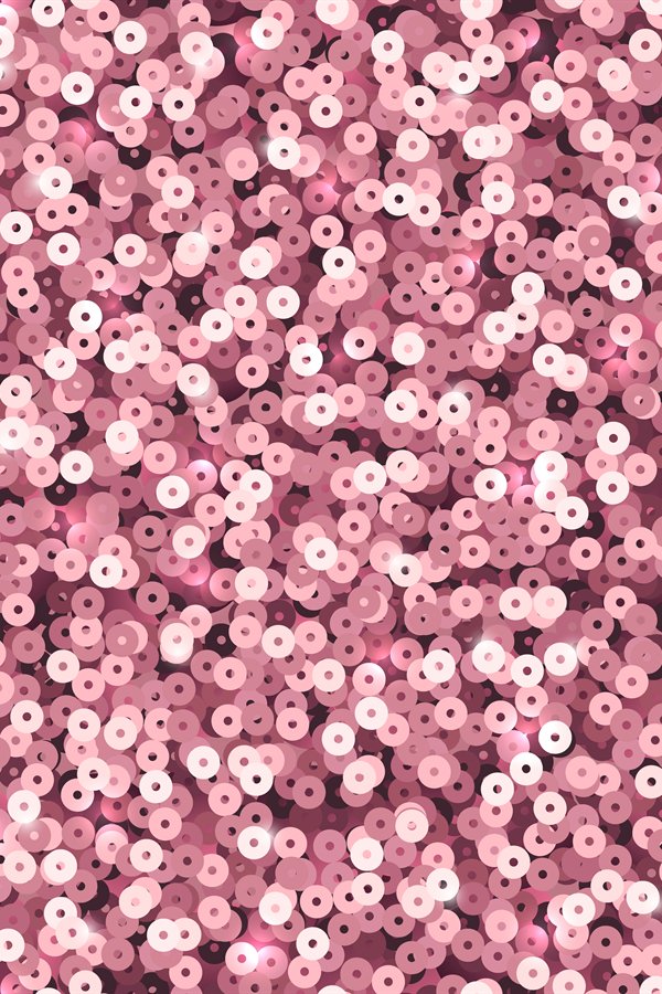 Sparkling pink sequins. Glamour wedding vector seamless back