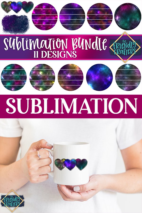 Space Galaxy Bundle for Sublimation | 11 Designs