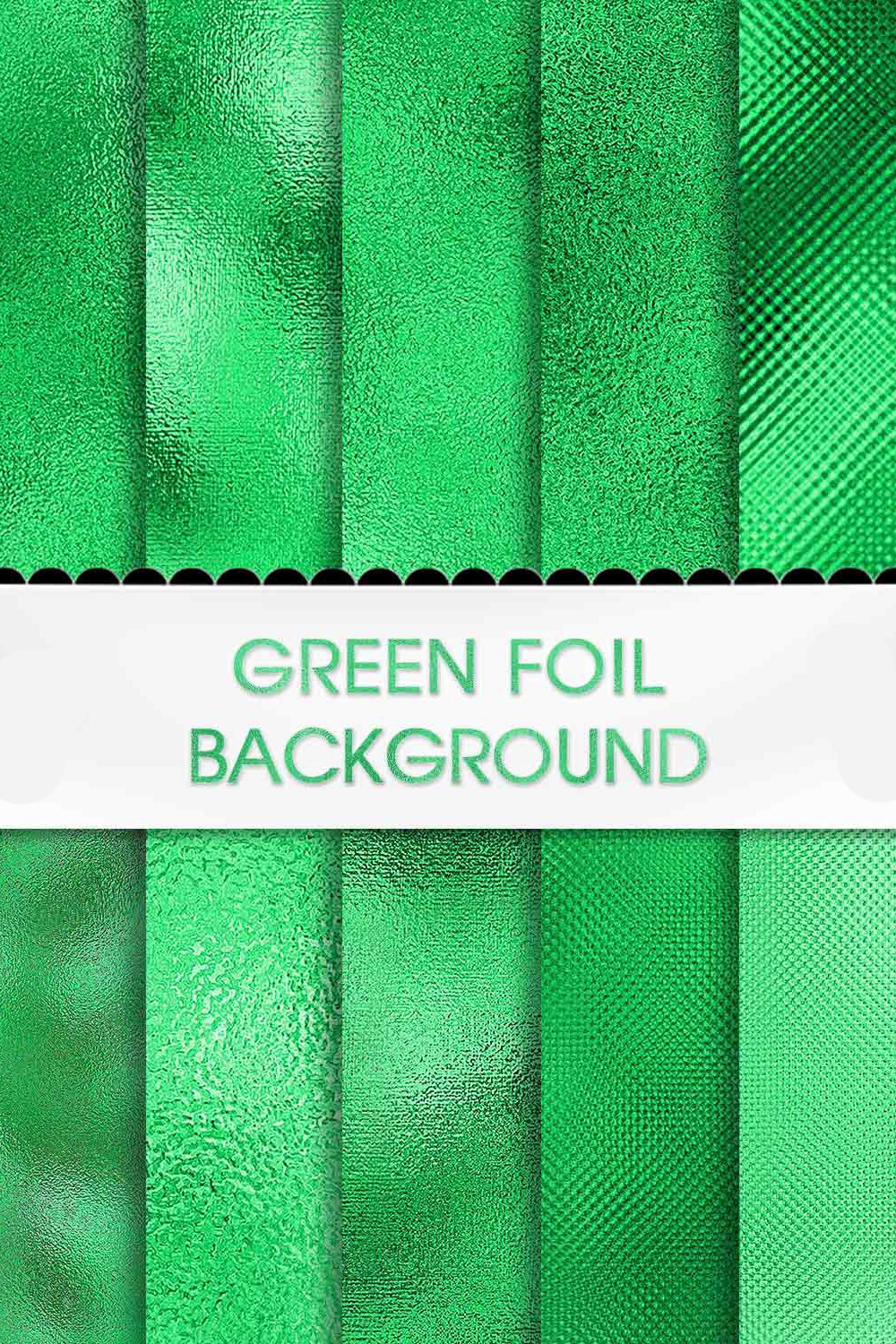 Green foil digital paper foil textures