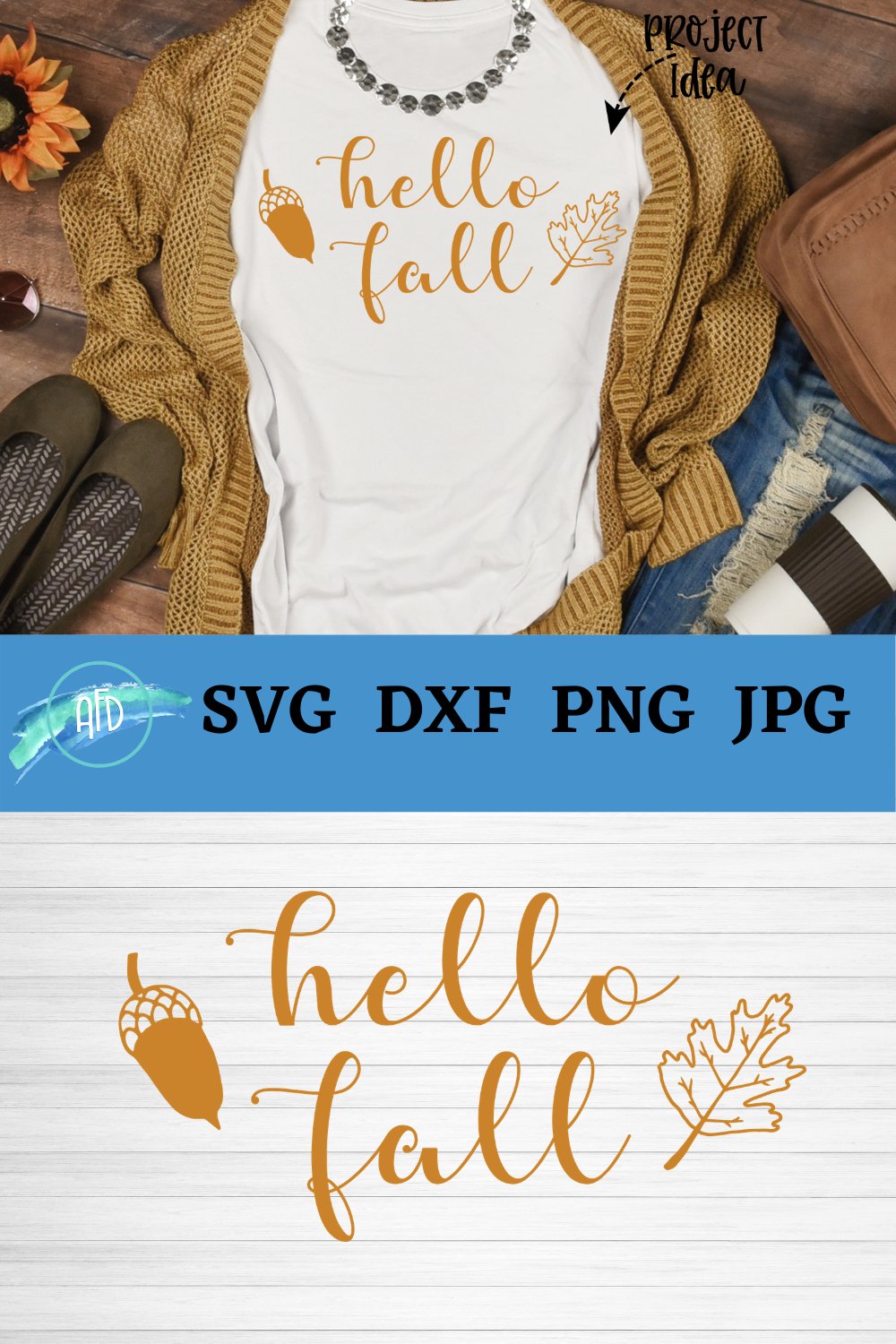 Hello fall svg, Fall svg, fall leaves svg fall shirt, autumn