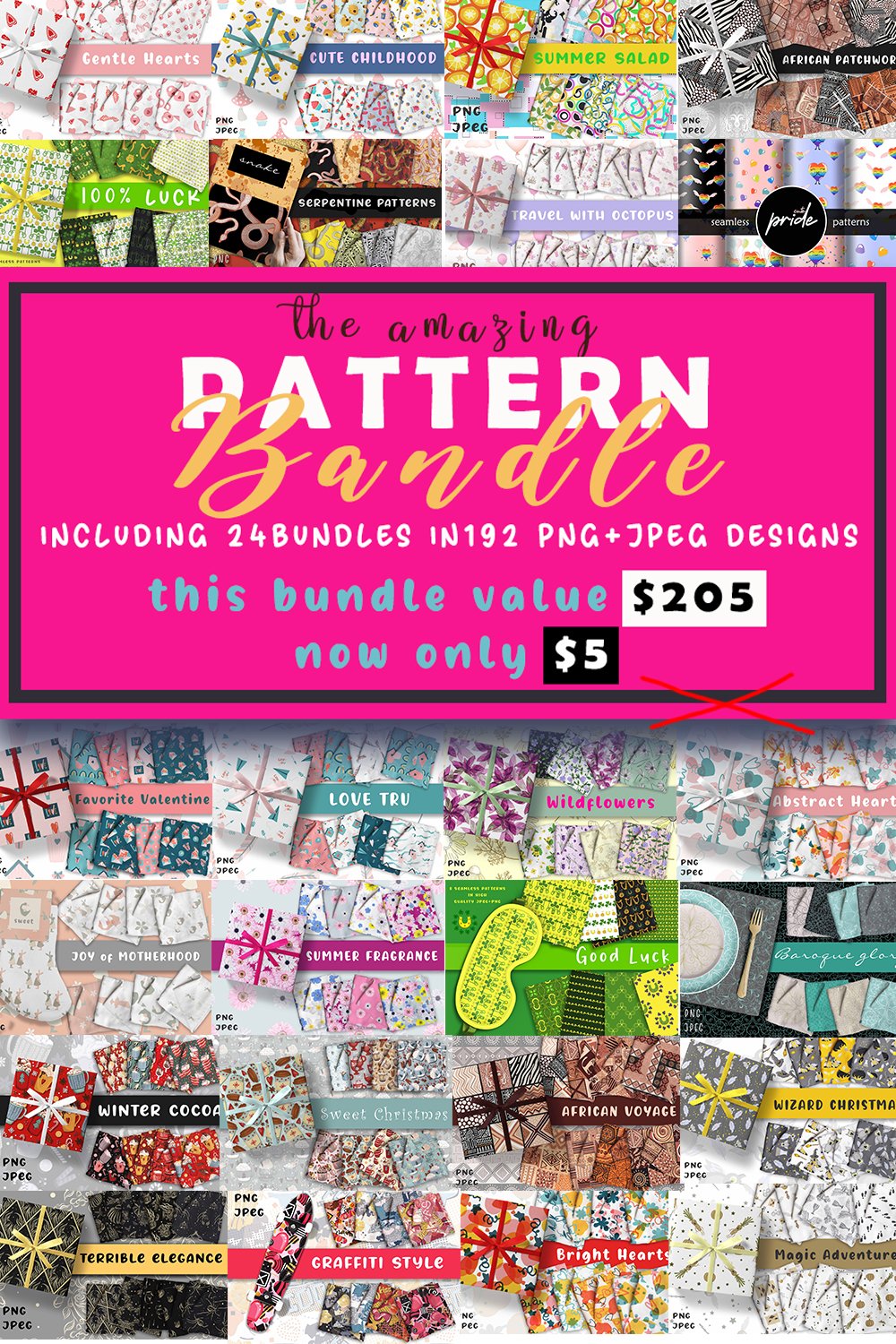 The amazing pattern bundle