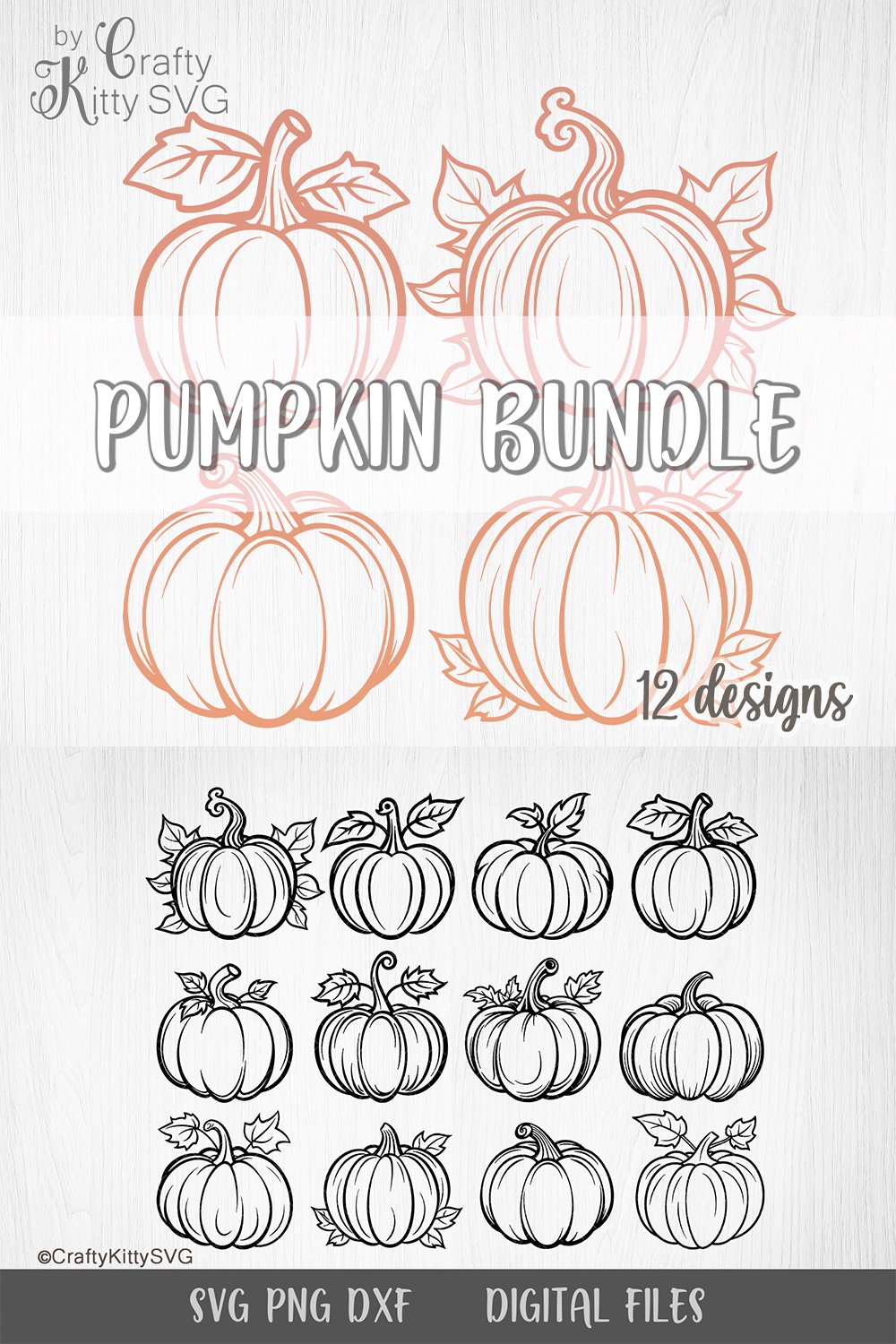 Fall Pumpkin SVG, Pumpkin SVG Cricut Silhouette (2882574)