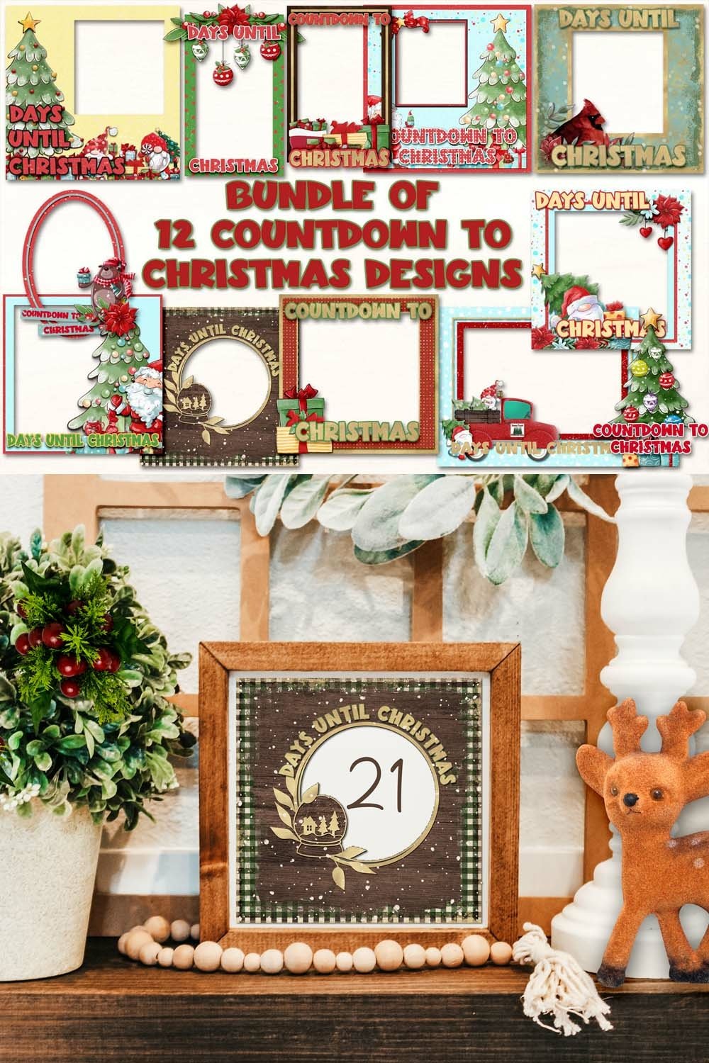 12 Days Until Christmas Holiday Bundle