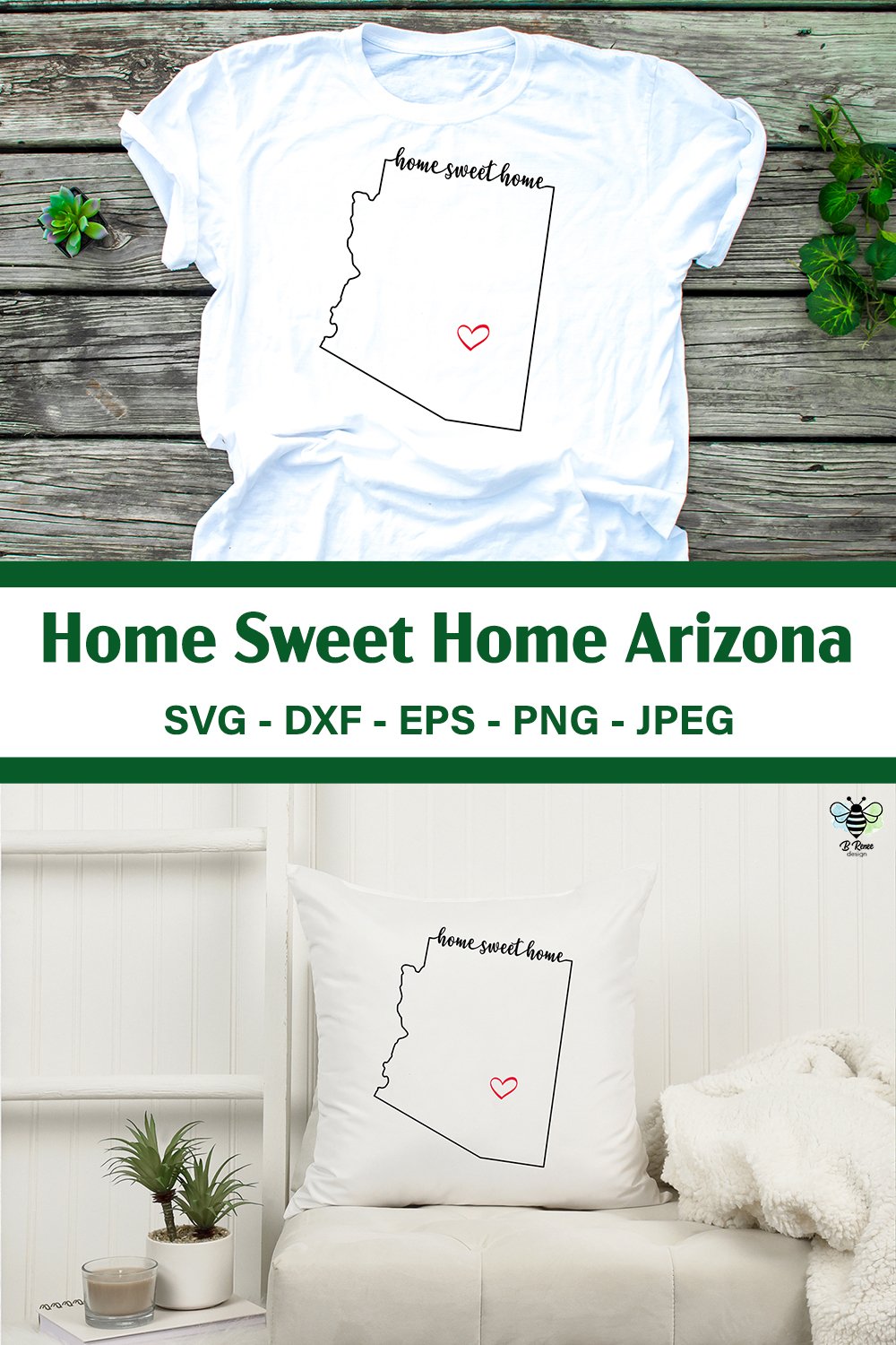 Arizona Home Sweet Home SVG | State Pride SVG