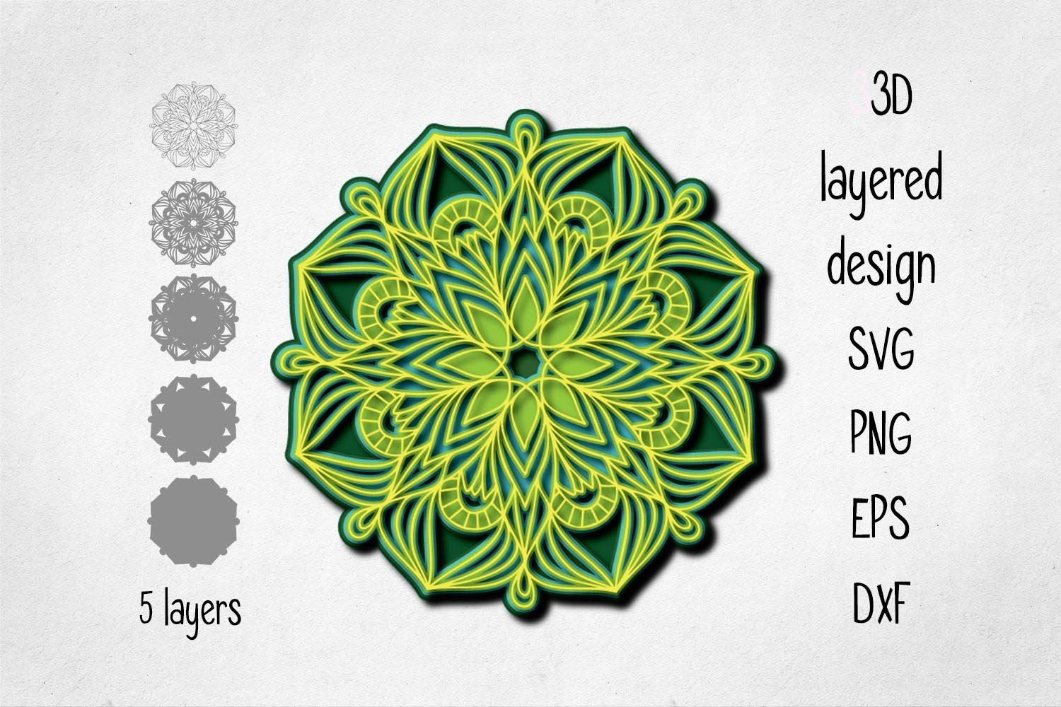 3D layered mandala (1143341)