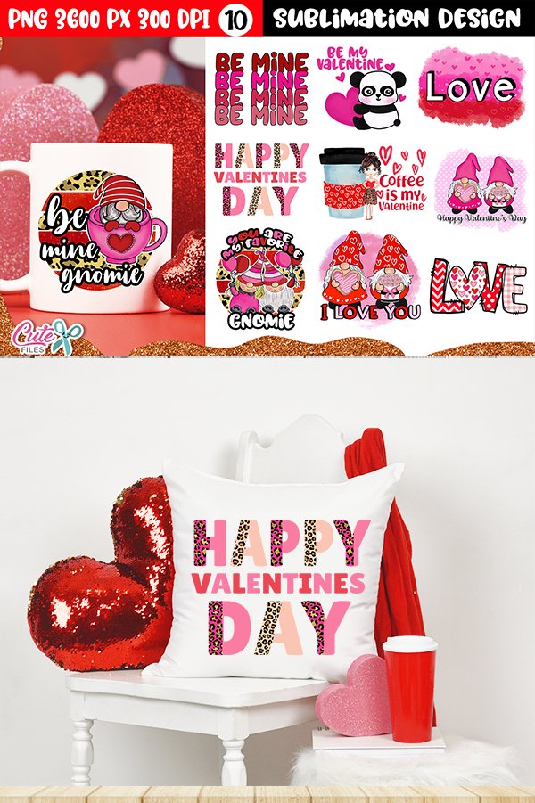 Valentines Day Sublimation Designs Bundle Vol 4