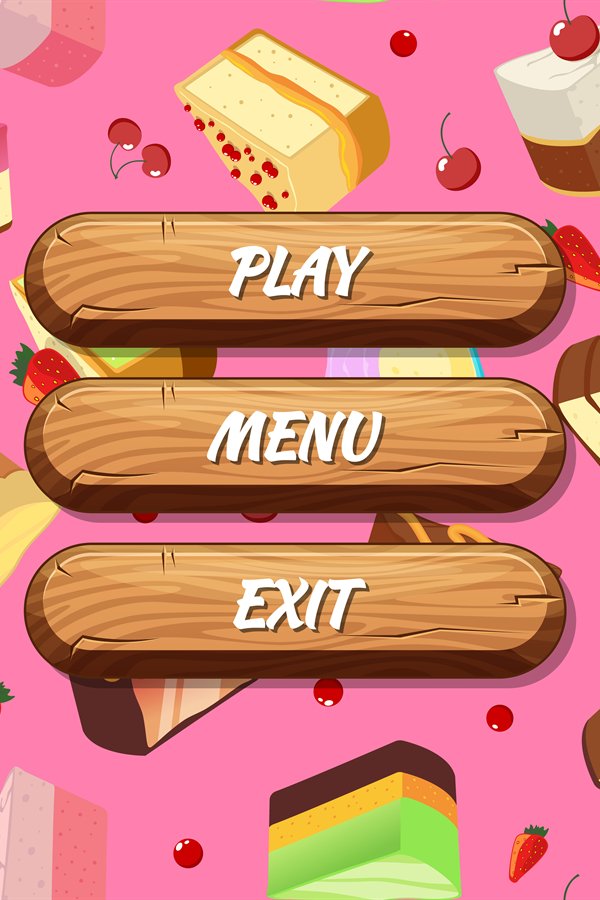 Vector cartoon style wooden buttons with text for (788167)