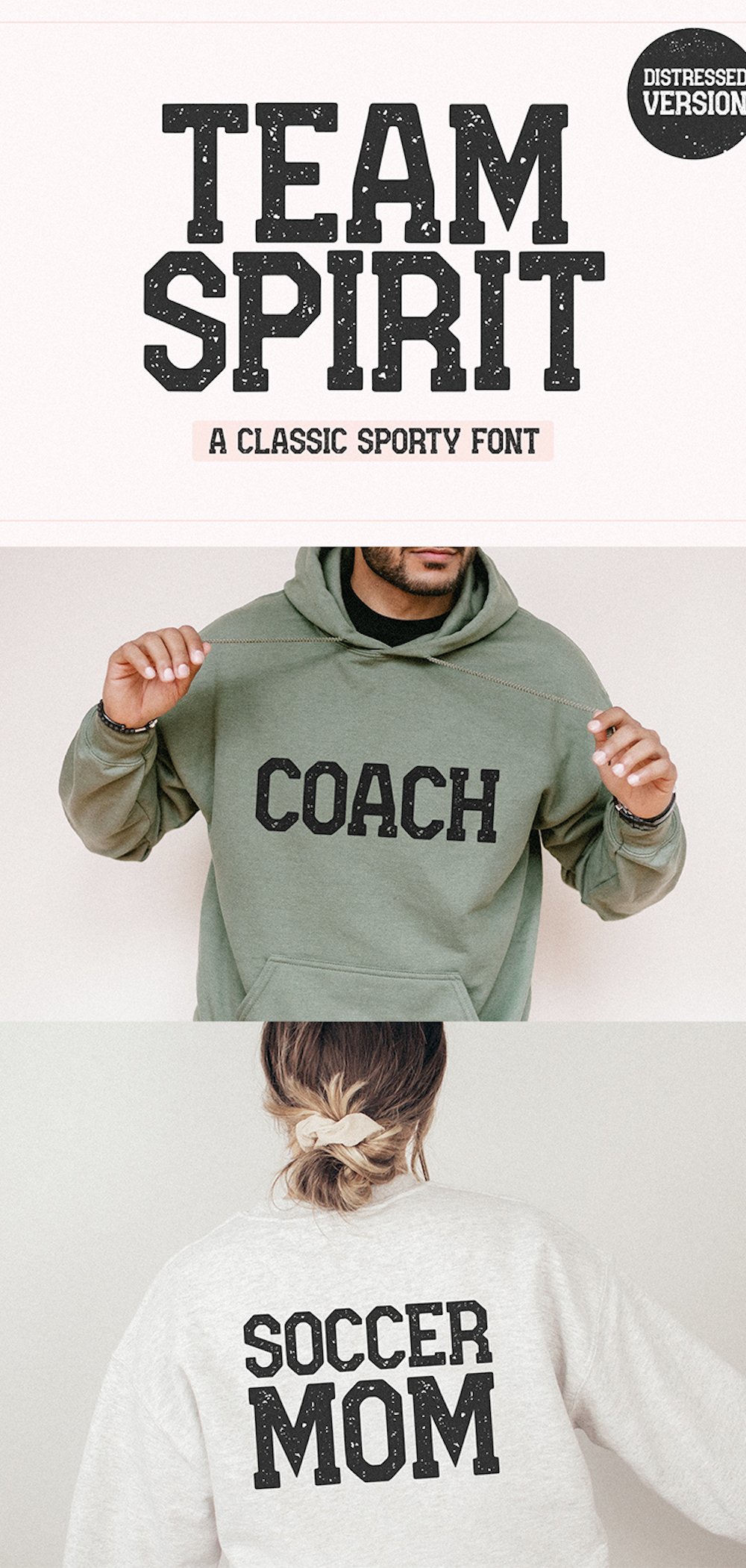 Team Spirit - Distressed Sports Font