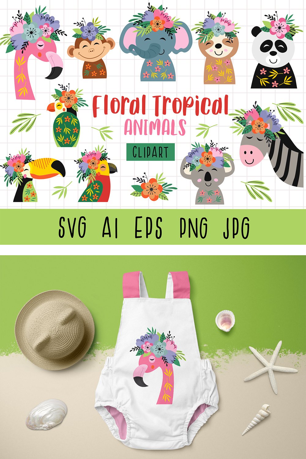 Jungle Animals Clipart, Safari Animals Svg, Zoo Animals svg
