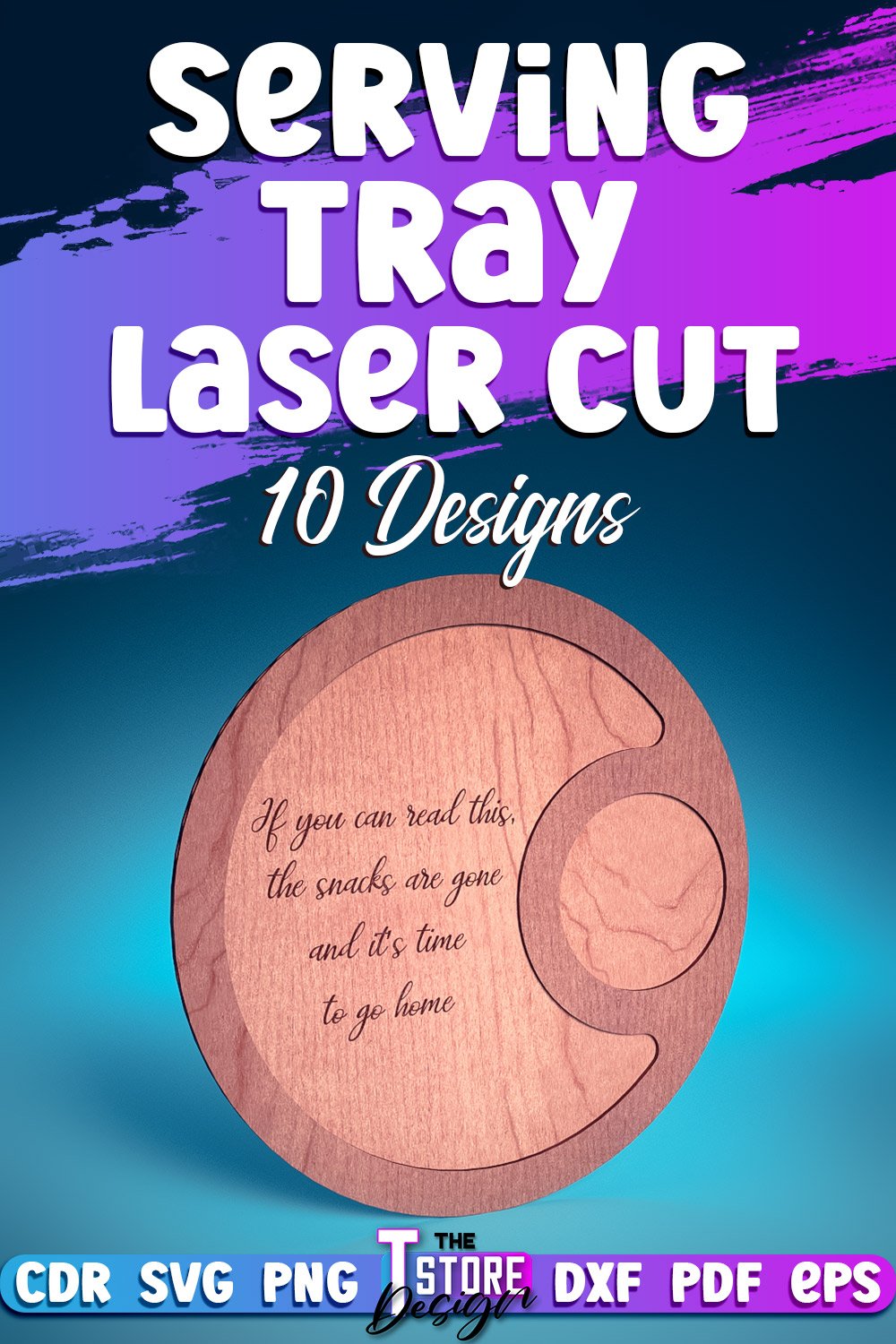 Serving Tray Laser Cut SVG | Serving Tray Laser (2642013)