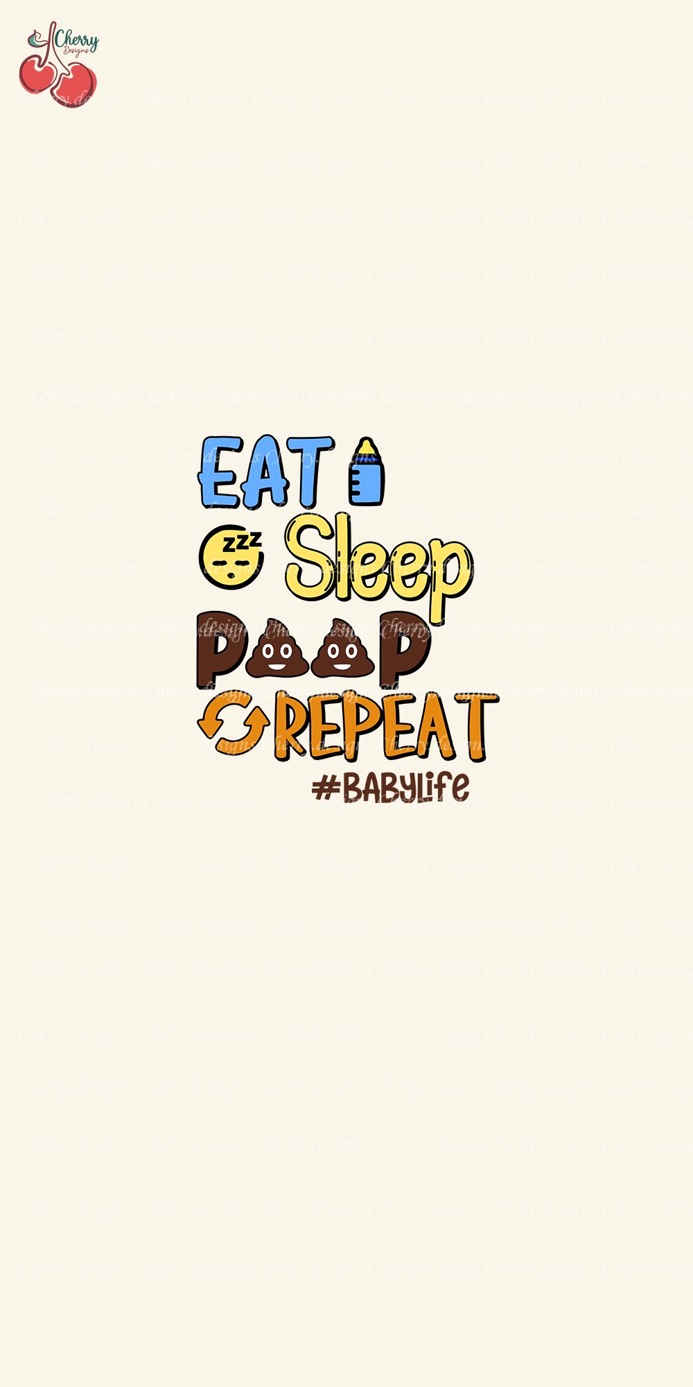 Eat Sleep Poop Repeat PNG, Baby Cute PNG, Lovely Baby PNG