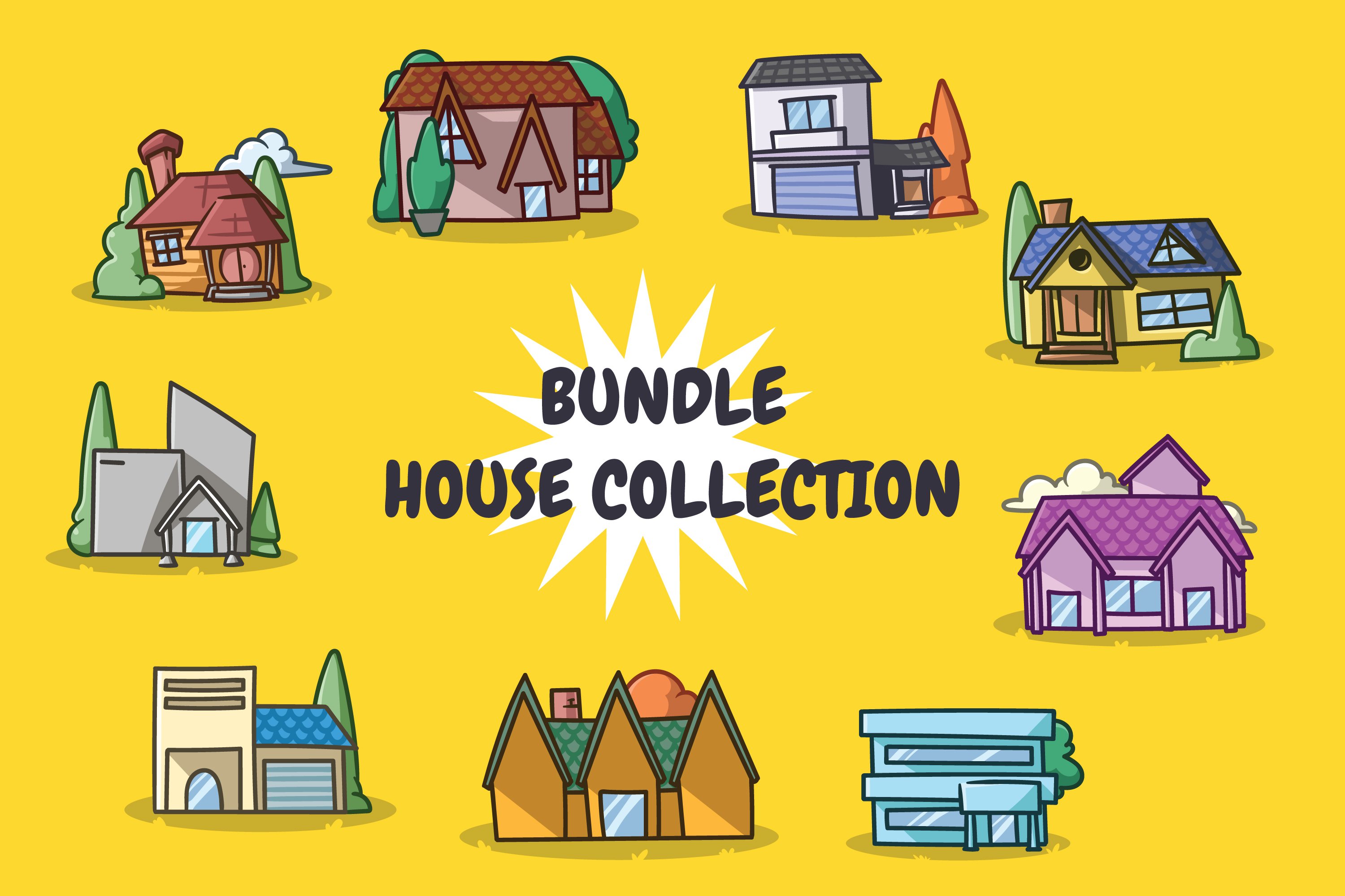 House collection illustration
